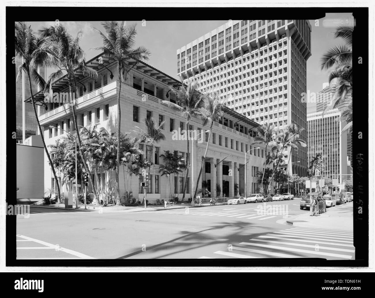 Perspective view of northeast and southeast elevations - Alexander and ...