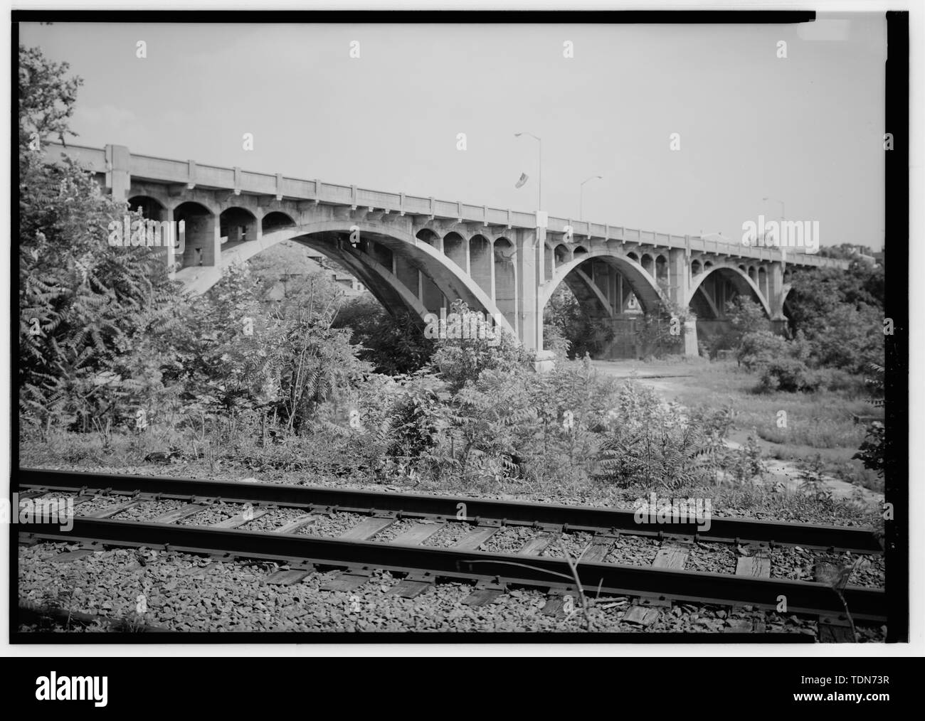 Perspective, looking S.E. - Gay Street Bridge, Spanning French Creek at ...