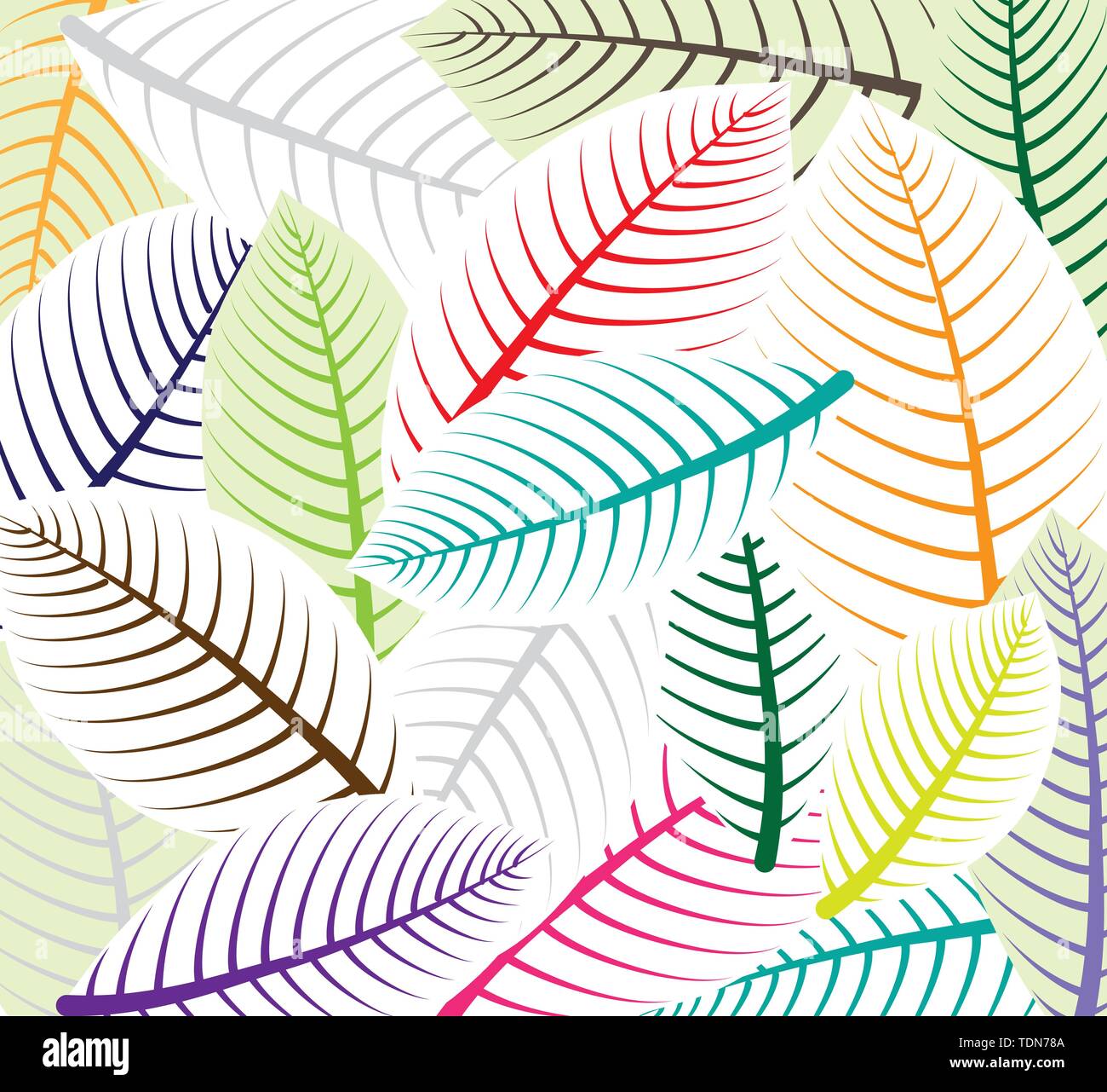 Overlapping color lines background Stock Vector Images - Alamy