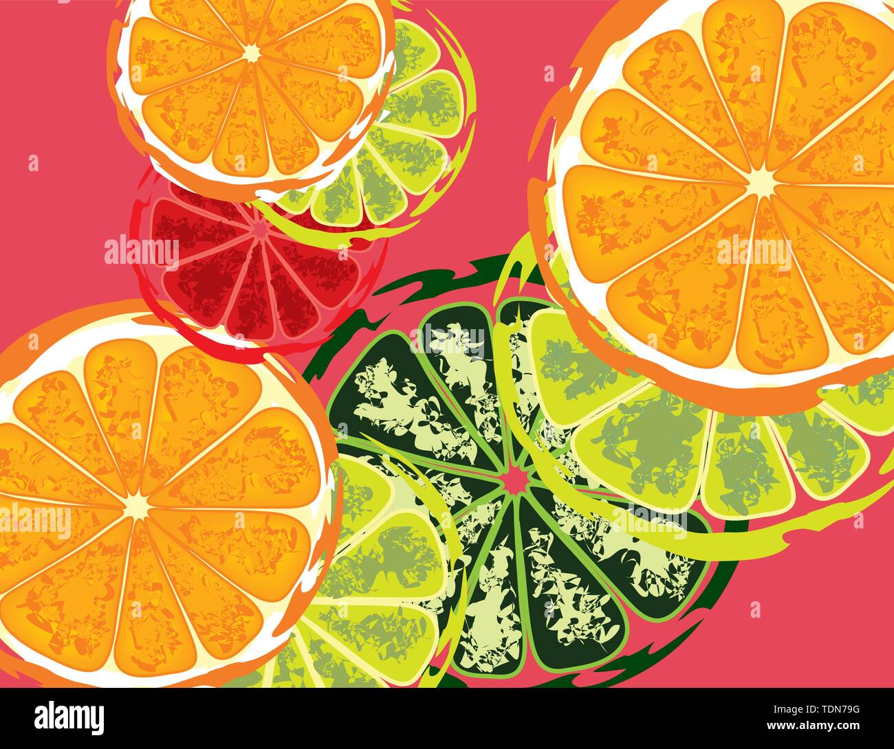 Beautiful orchard Stock Vector Images - Alamy