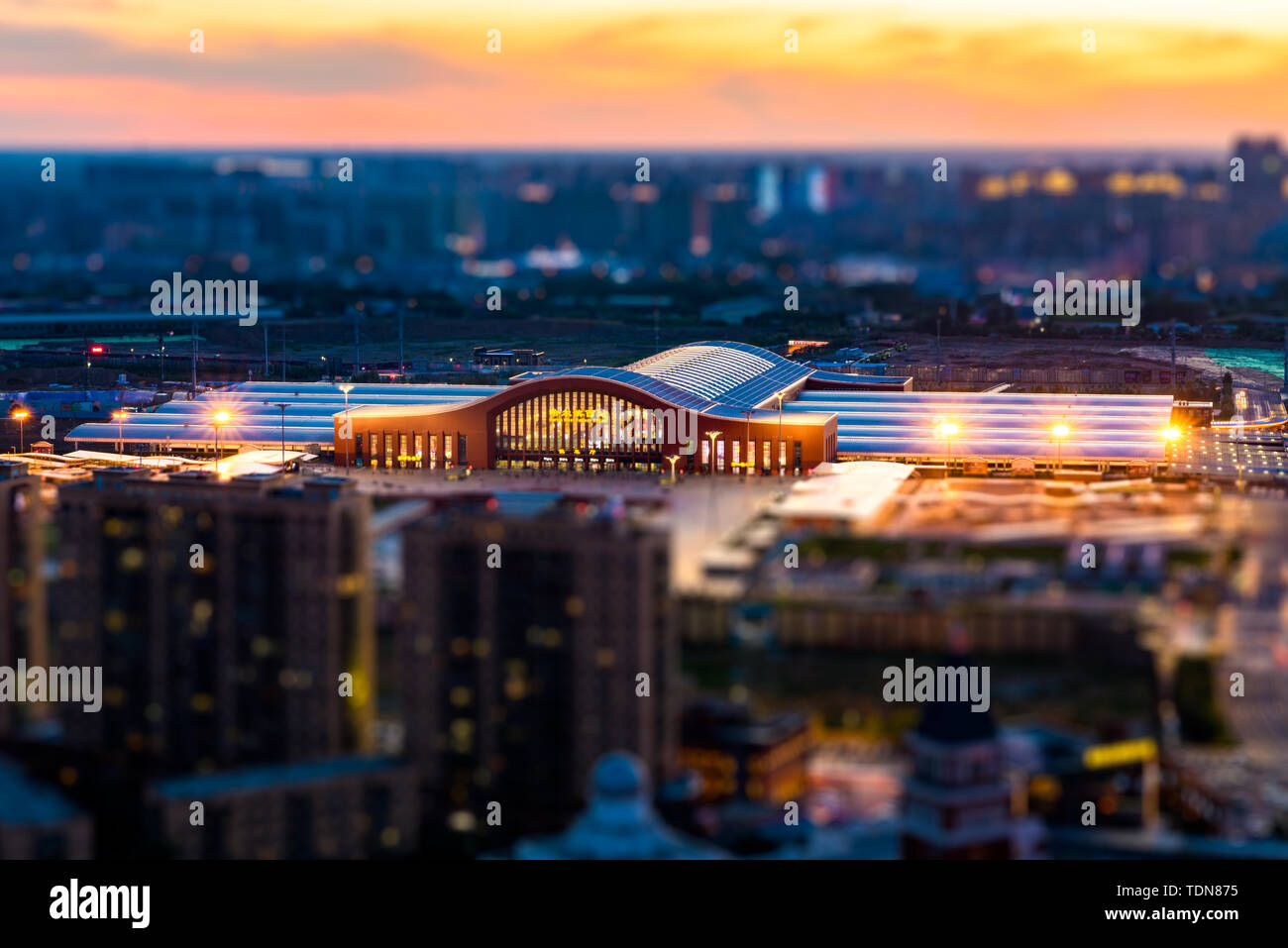 Harbin west station Stock Photo - Alamy