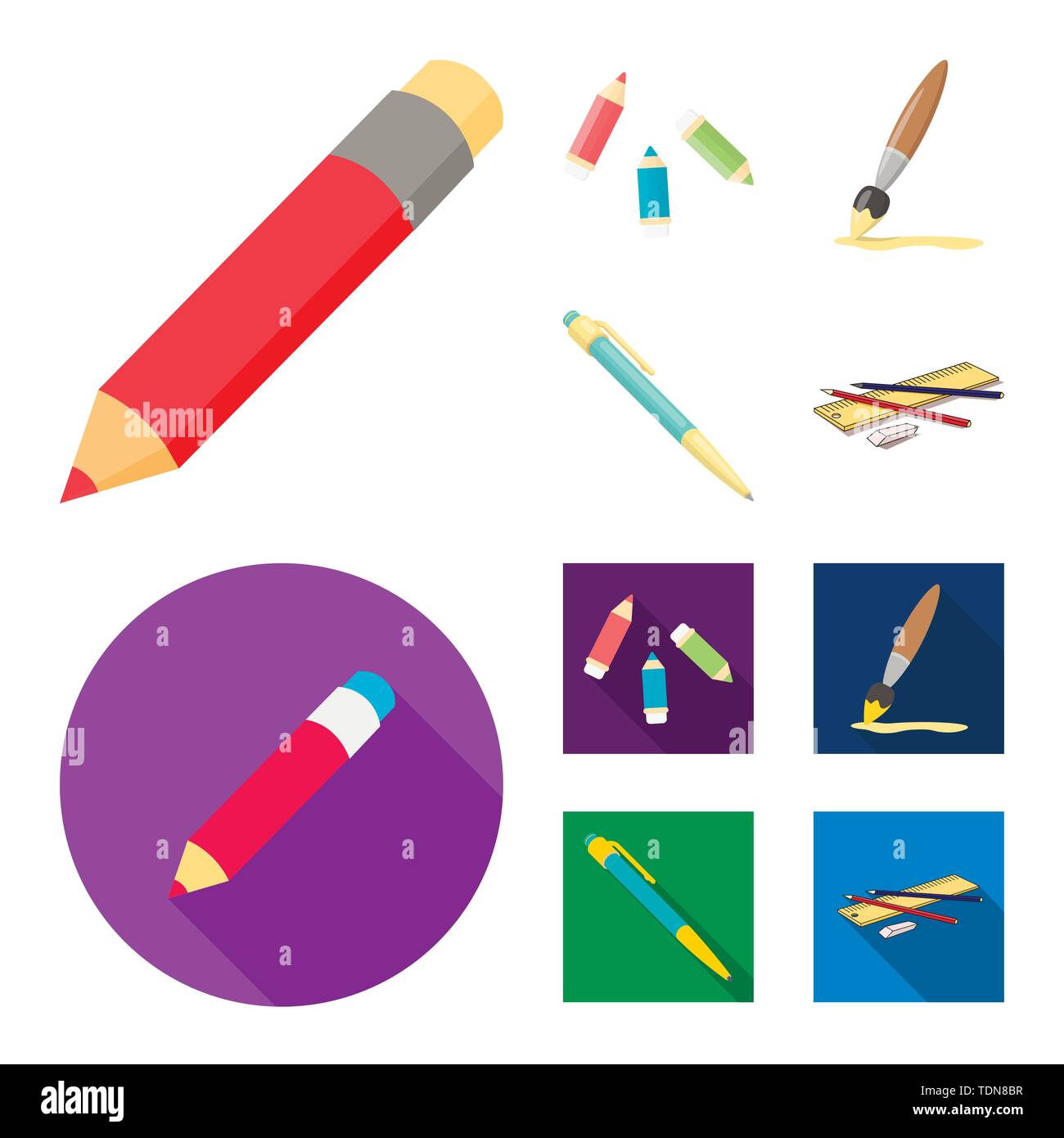realistic,wood,ruler,pencil,sharpen,draw,color,stationery,sharp,school ...