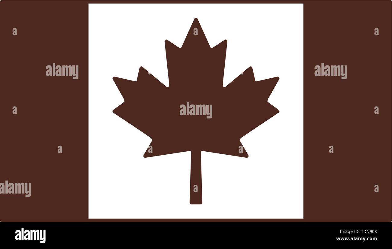 Maple leaf flag and Canada design Stock Vector Image & Art - Alamy