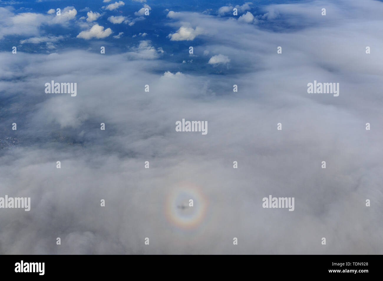 Nanning-Chongqing-Xinjiang, aerial shooting Stock Photo - Alamy