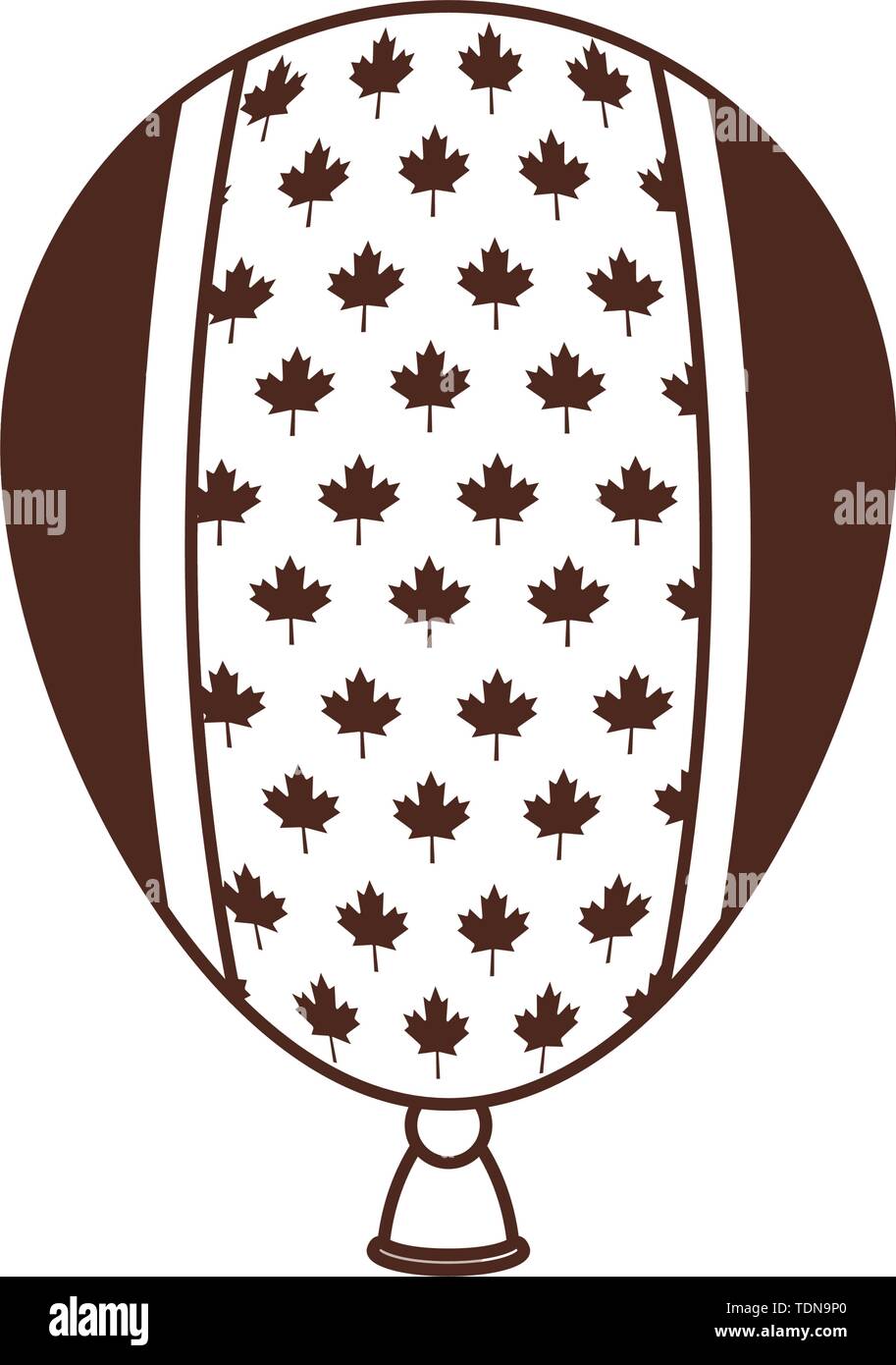 Maple leaf balloon and Canada design Stock Vector Image & Art - Alamy