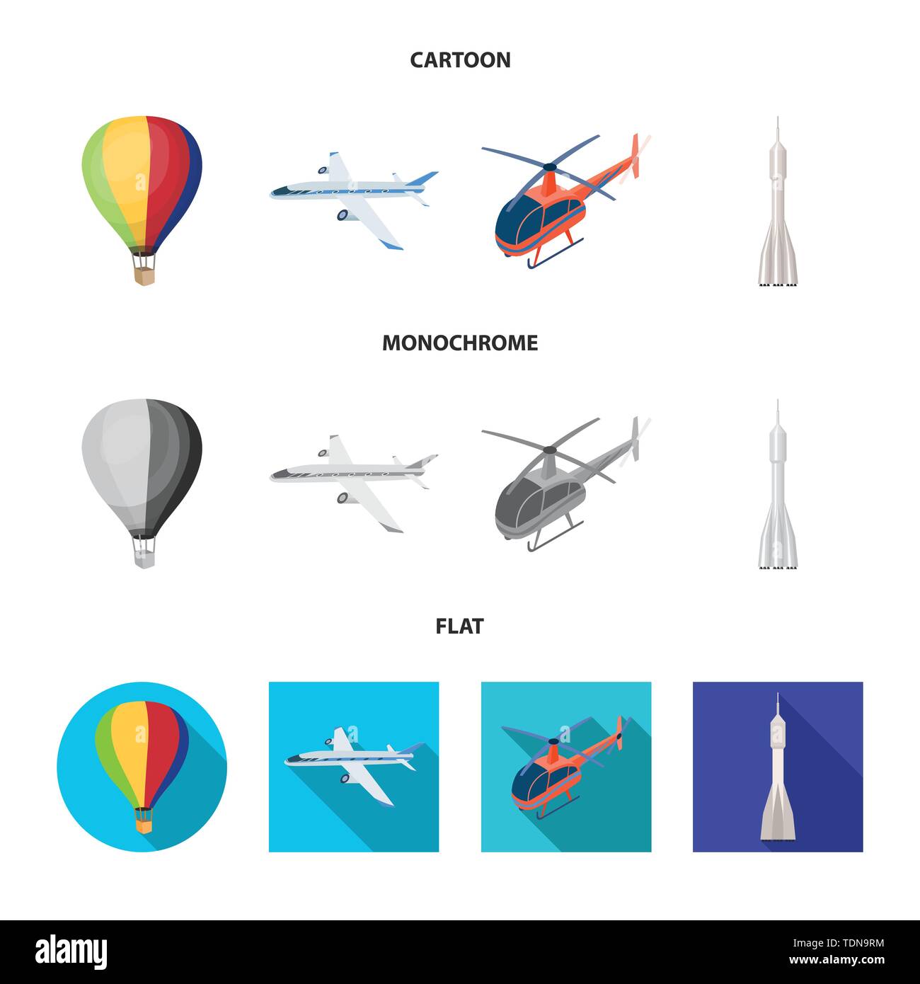Vector illustration of transport and object icon. Collection of ...