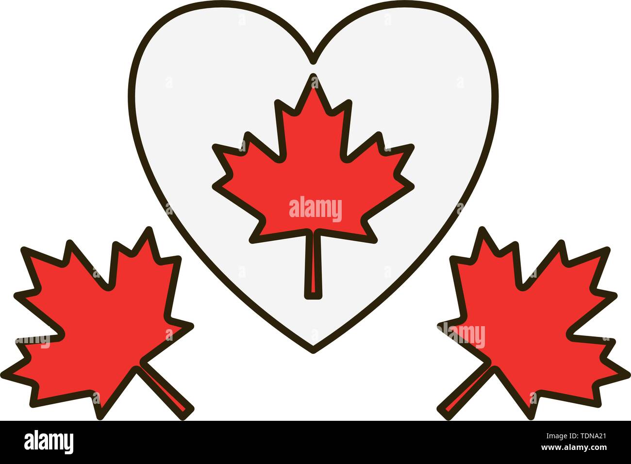 Maple leaf of canada design Stock Vector Image & Art - Alamy