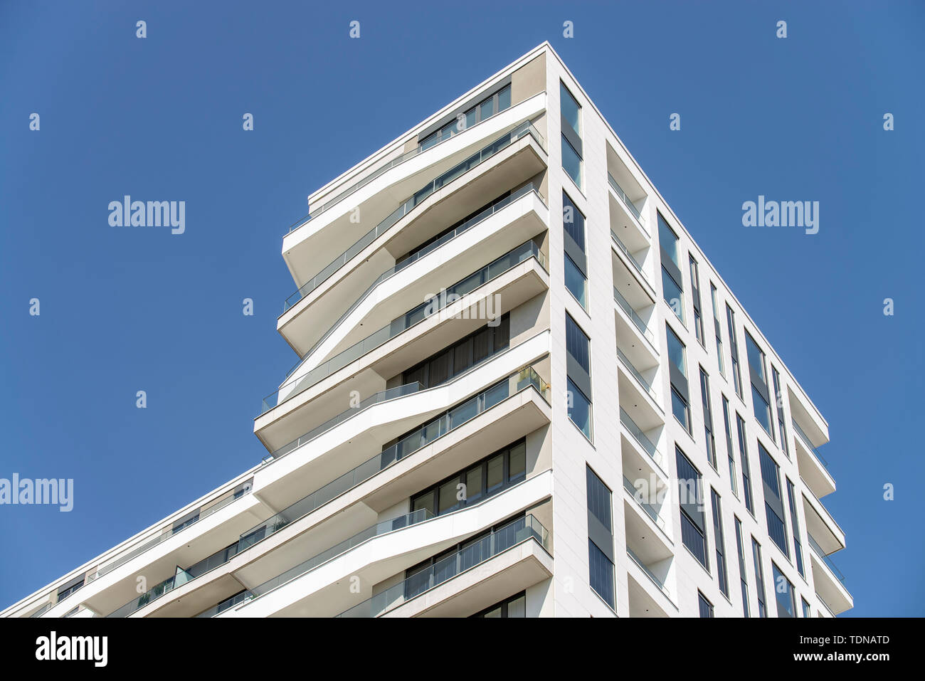 Residential high rise facade detail high rise hi-res stock photography ...