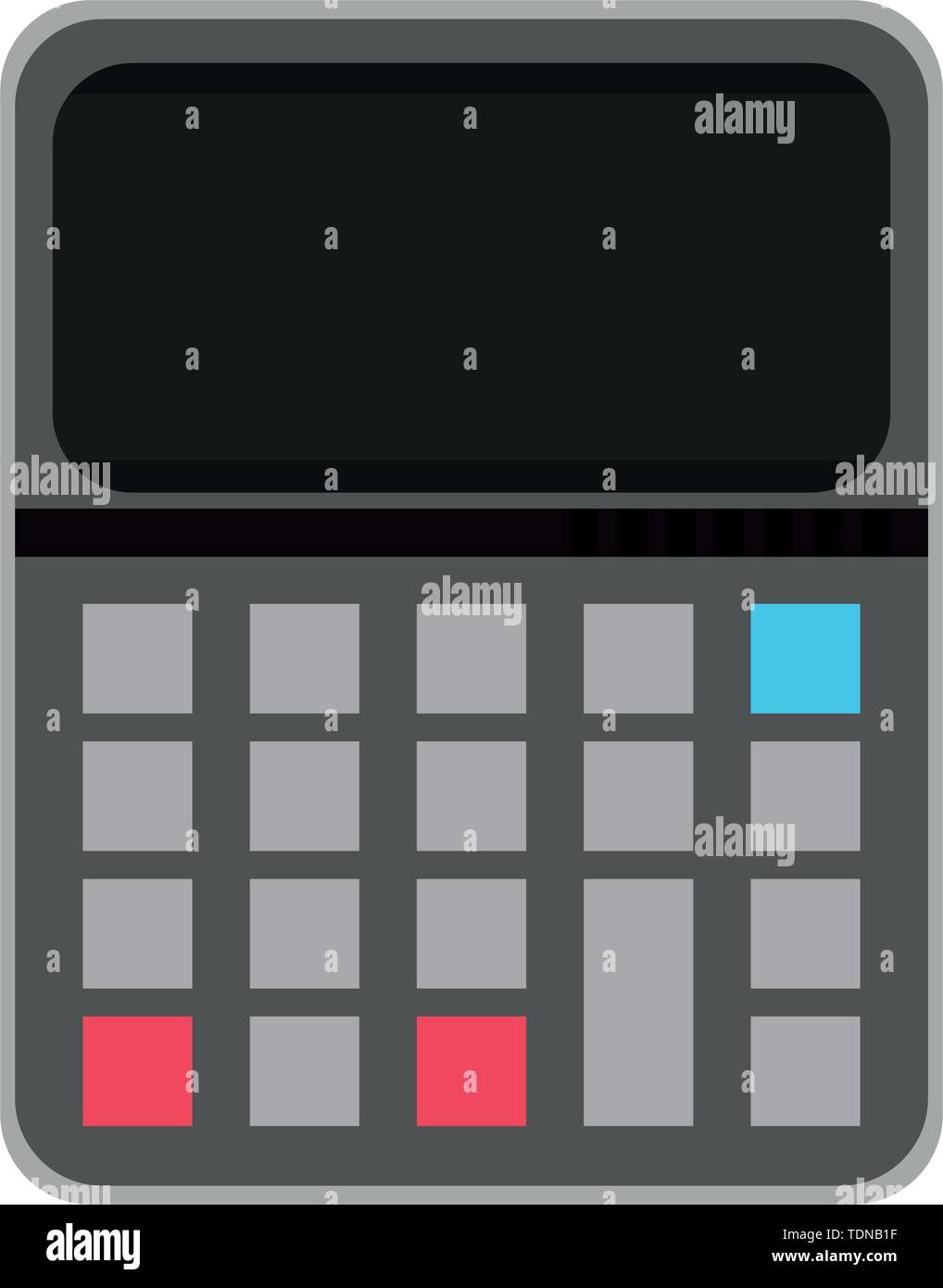 Calculator math device isolated symbol Stock Vector Image & Art - Alamy