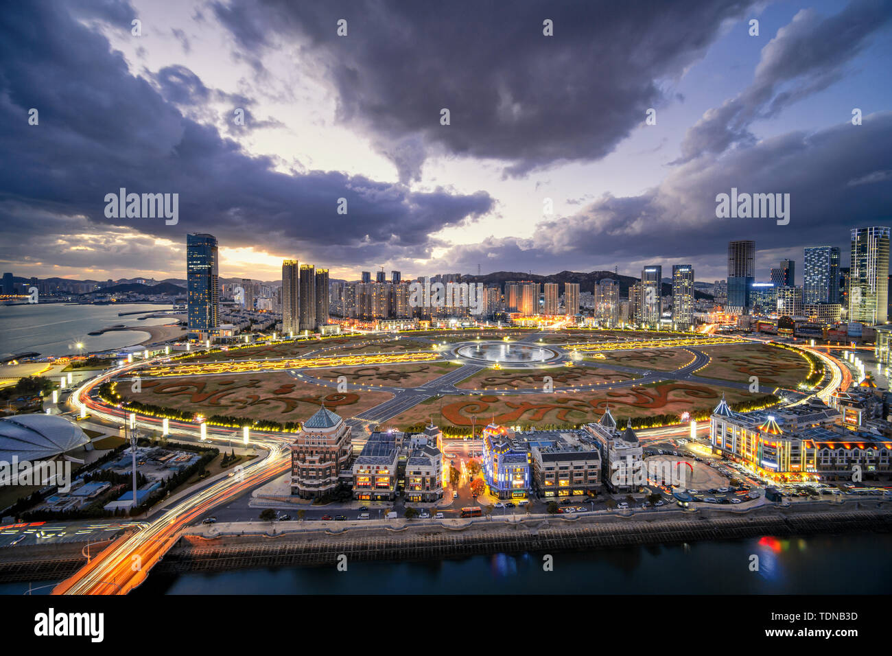 Dalian xinghai square Stock Photo - Alamy