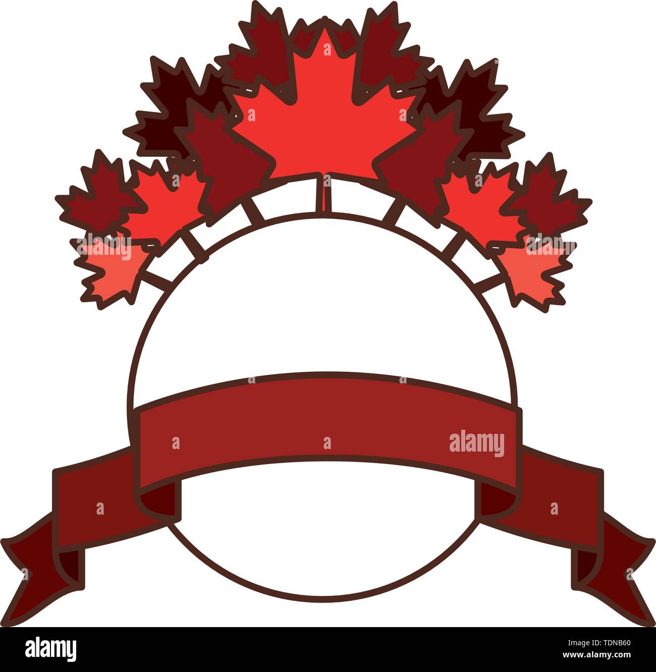 Maple leaf of canada design Stock Vector Image & Art - Alamy