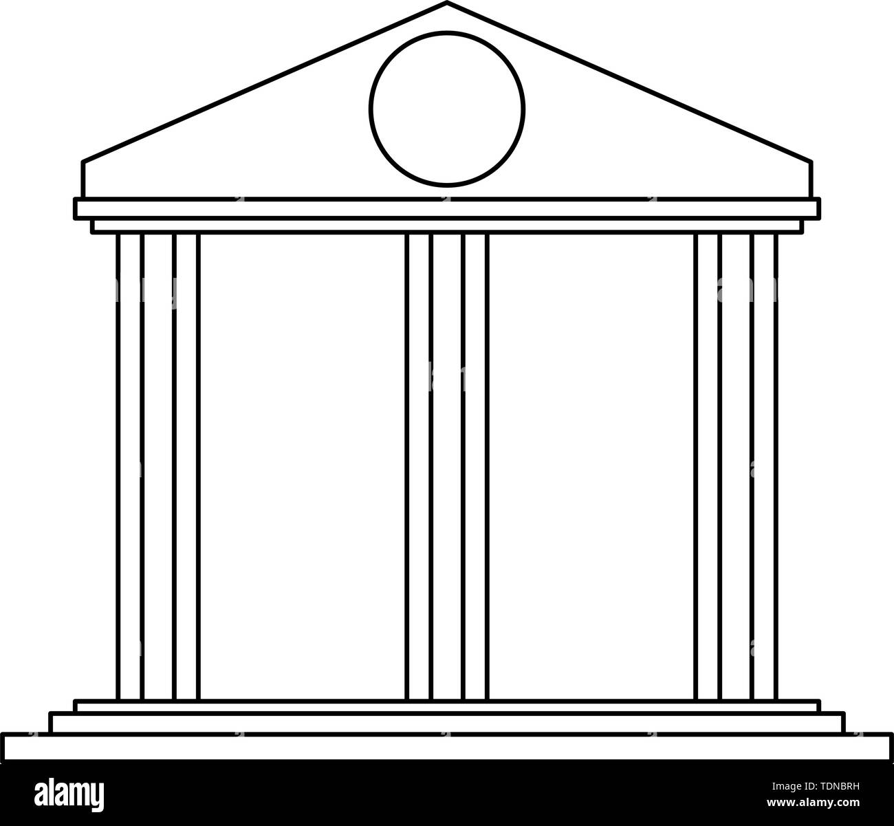 Antique financial institution Stock Vector Images - Alamy