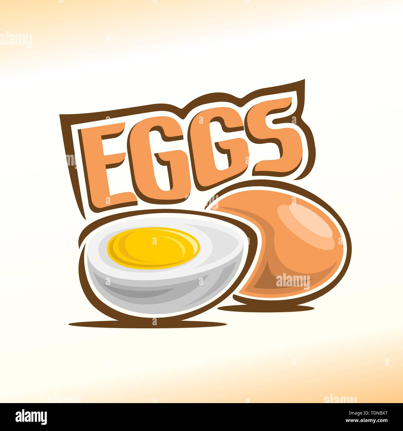 Natural chicken logo vector hi-res stock photography and images - Alamy