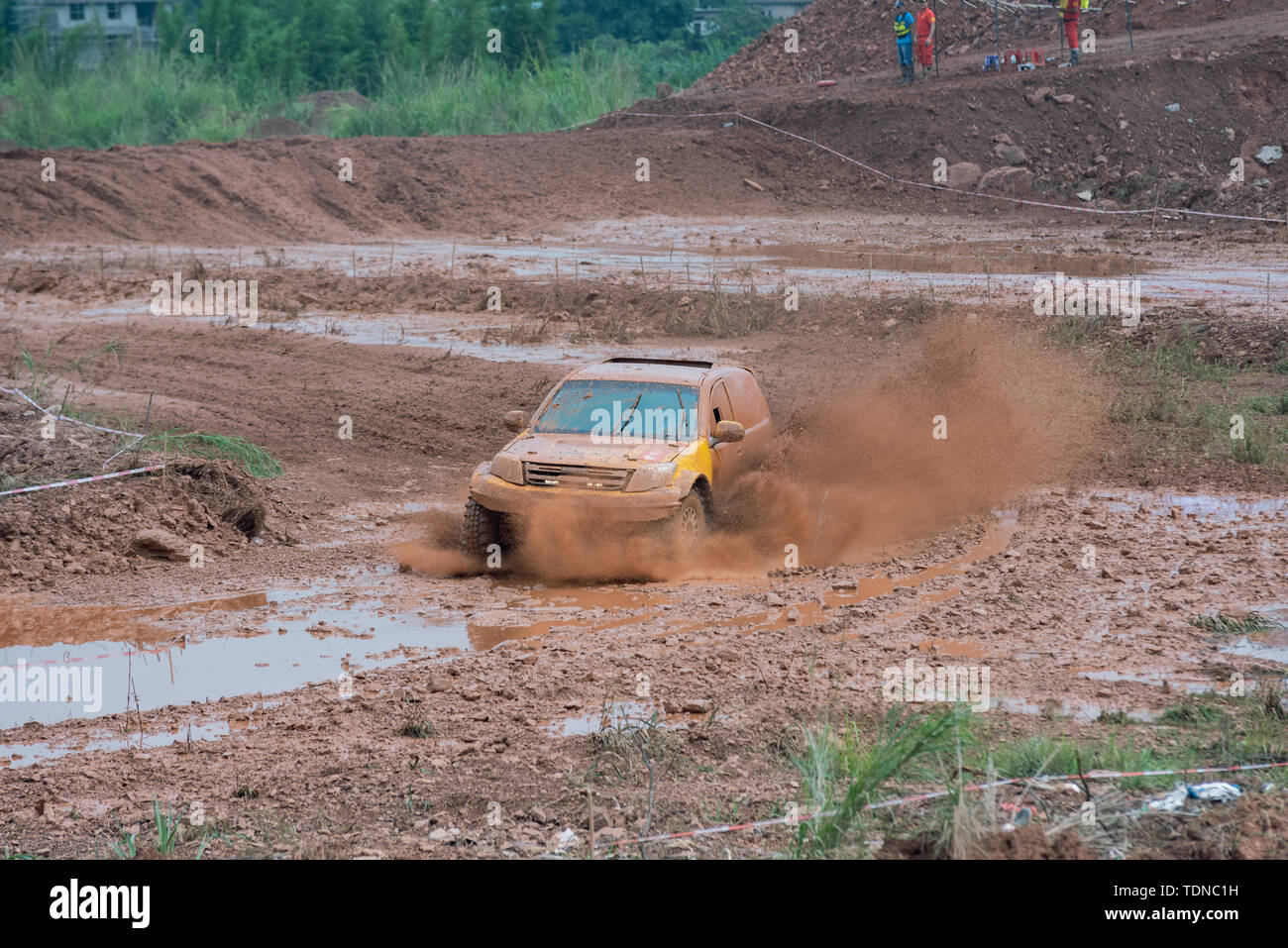 Land Cruiser Outdoor Car Cross Country Competition Stock Photo - Alamy