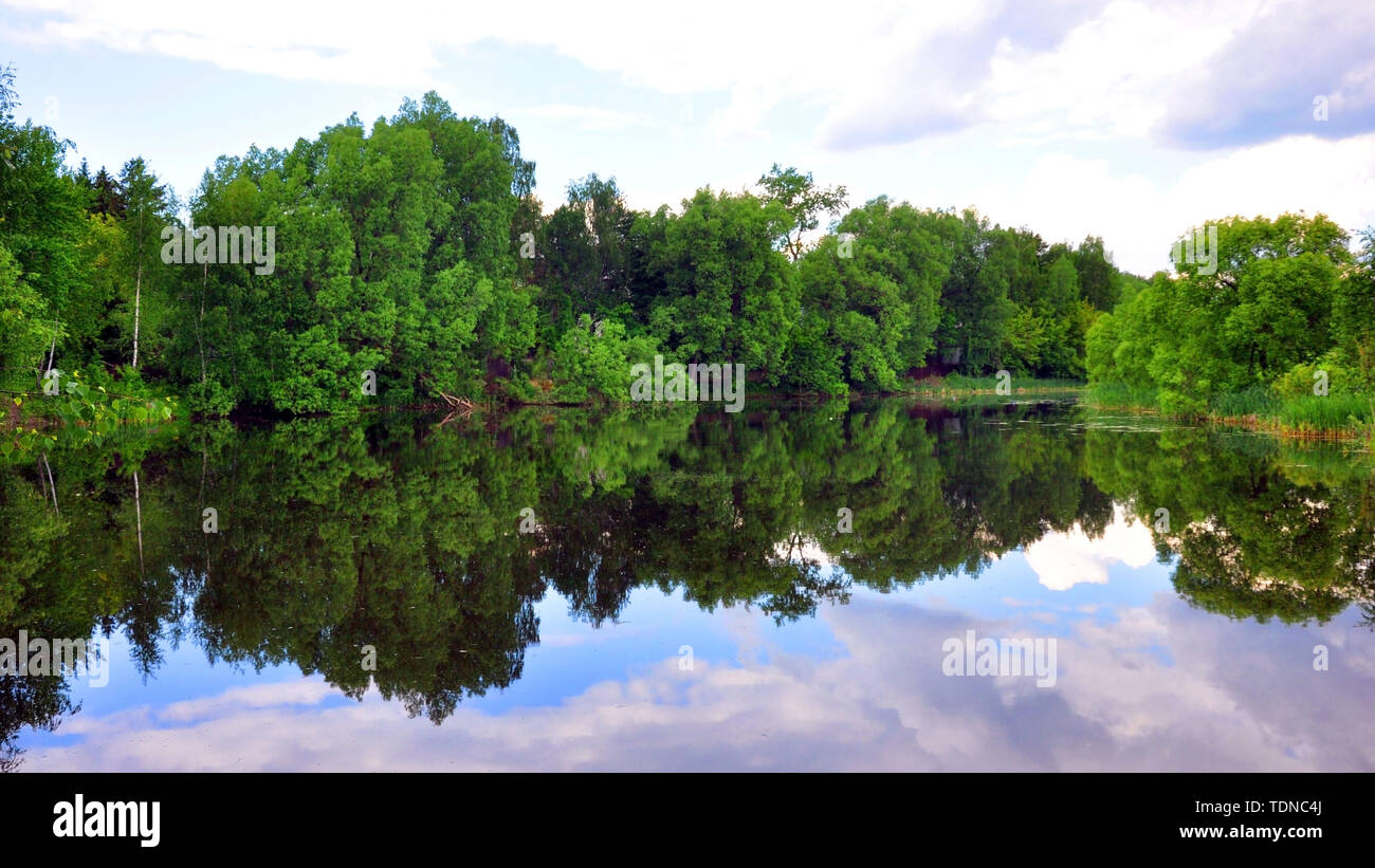 Colorful nature scenic photo of transparent aquamarine blue water ...