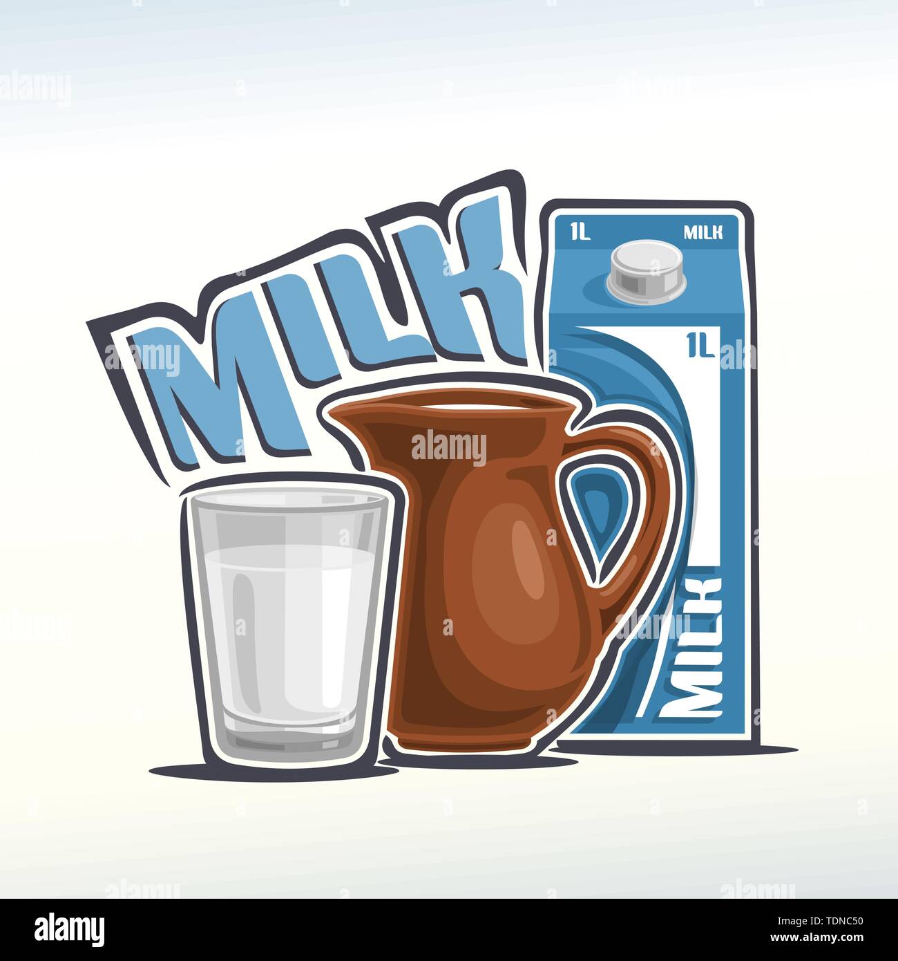 Milk logo hi-res stock photography and images - Alamy