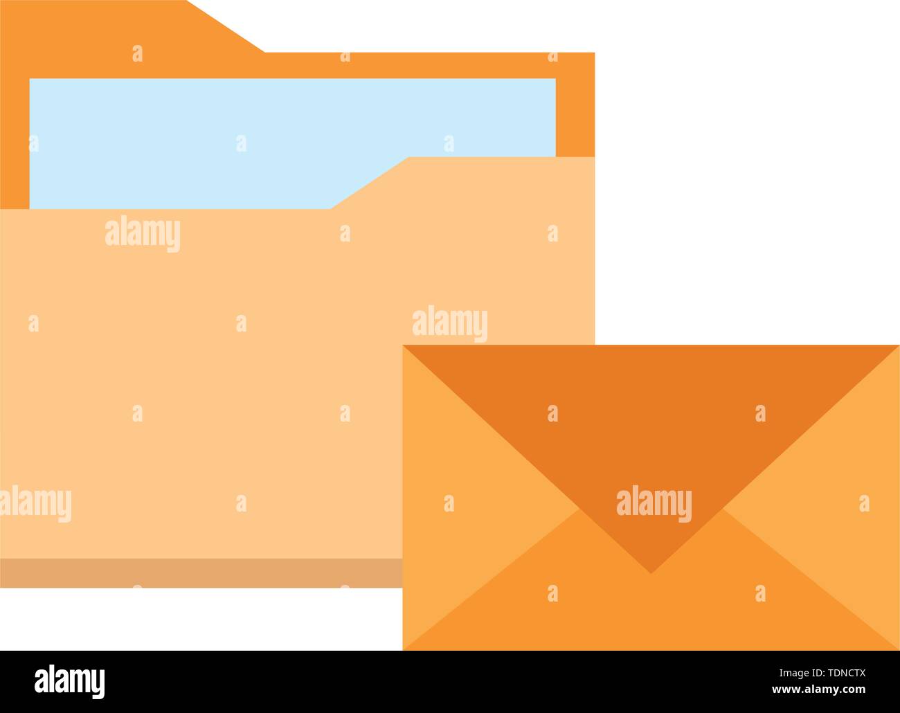 documents folder files icon cartoon Stock Vector Image & Art - Alamy