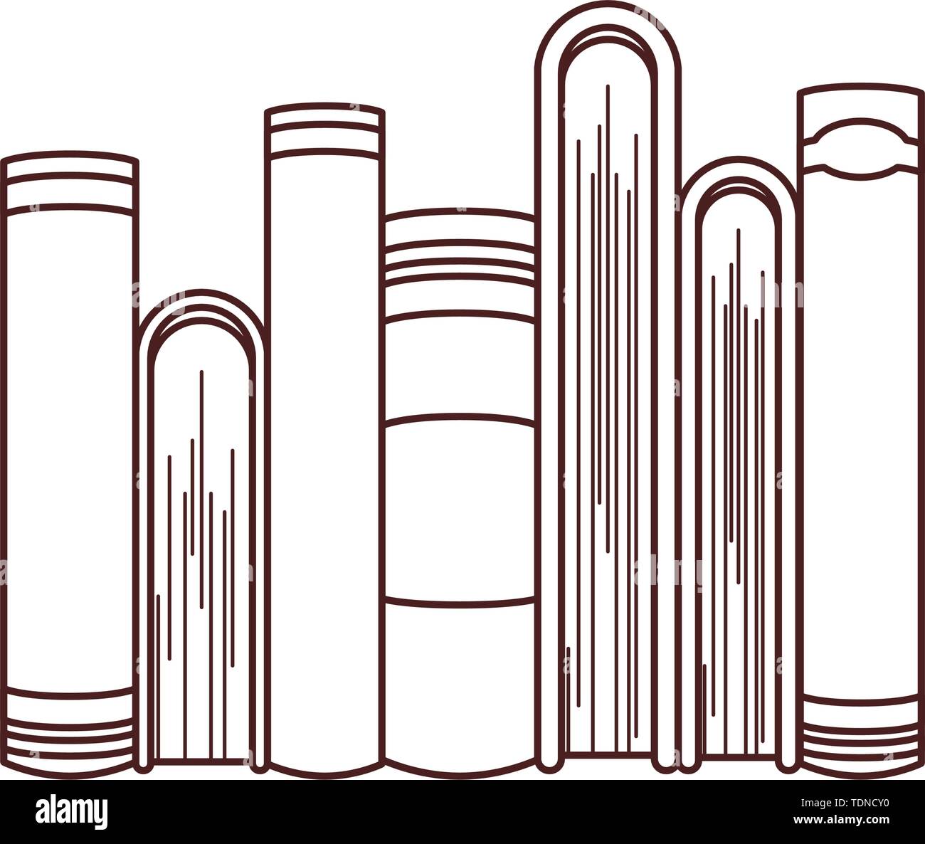 Group of books and banner pennant design Stock Vector Image & Art - Alamy