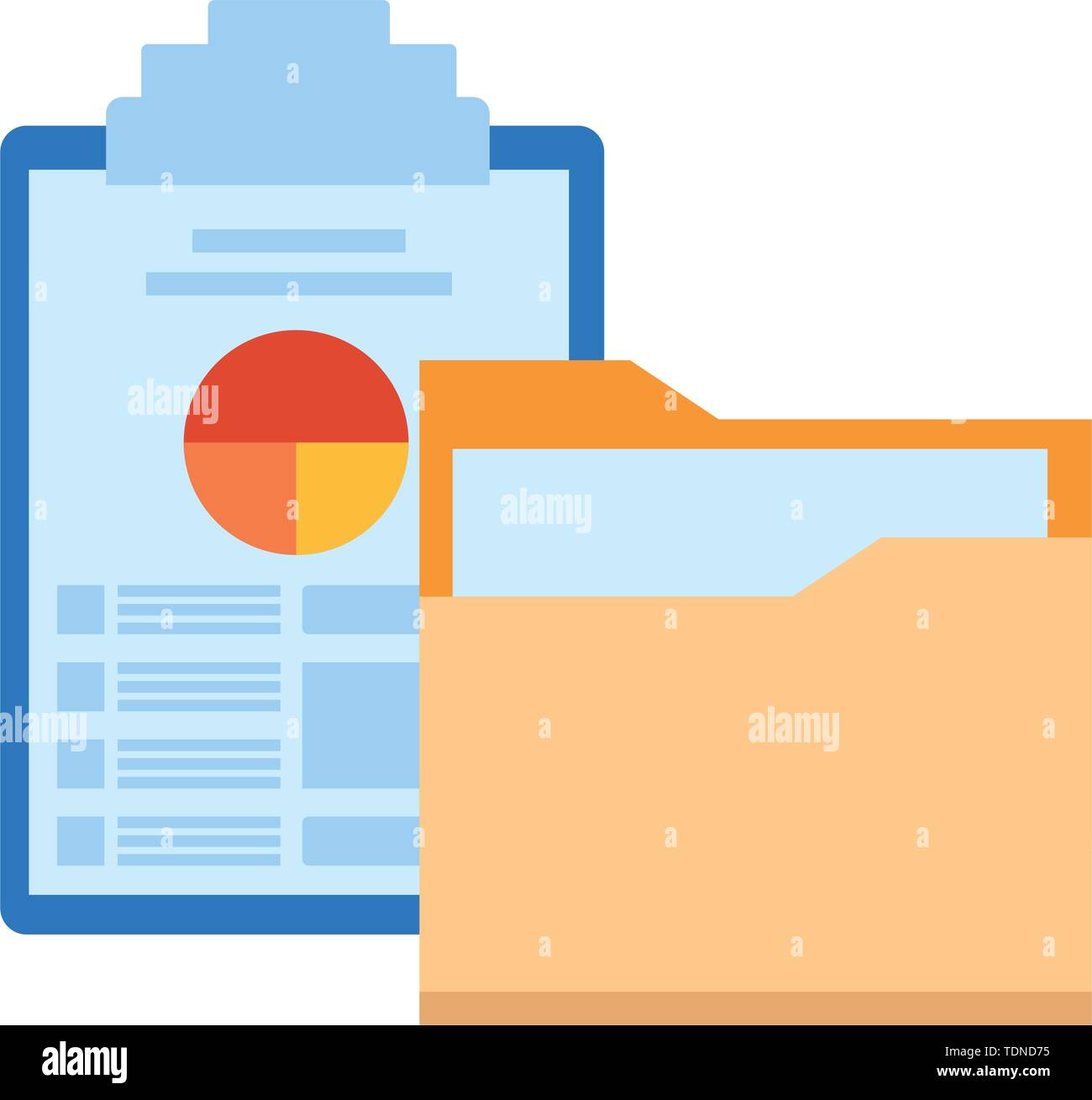 documents folder files icon cartoon Stock Vector Image & Art - Alamy