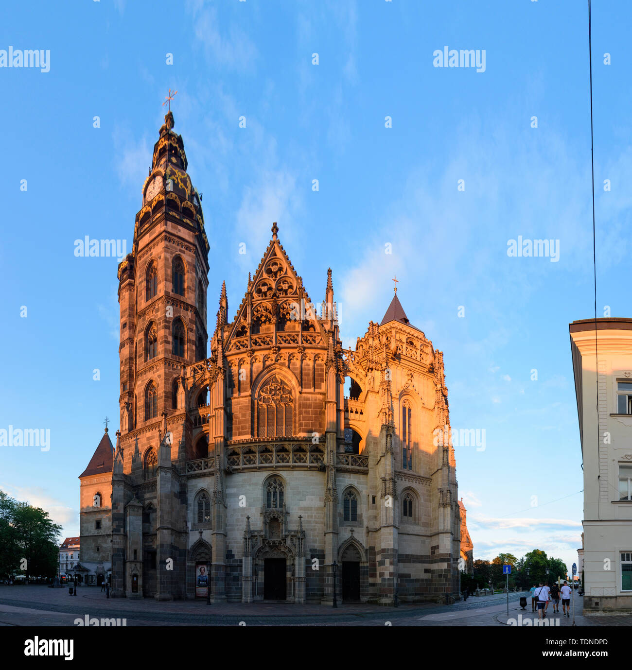 Kosice (Kaschau): St. Elisabeth's Cathedral, Urban´s Tower, main square ...