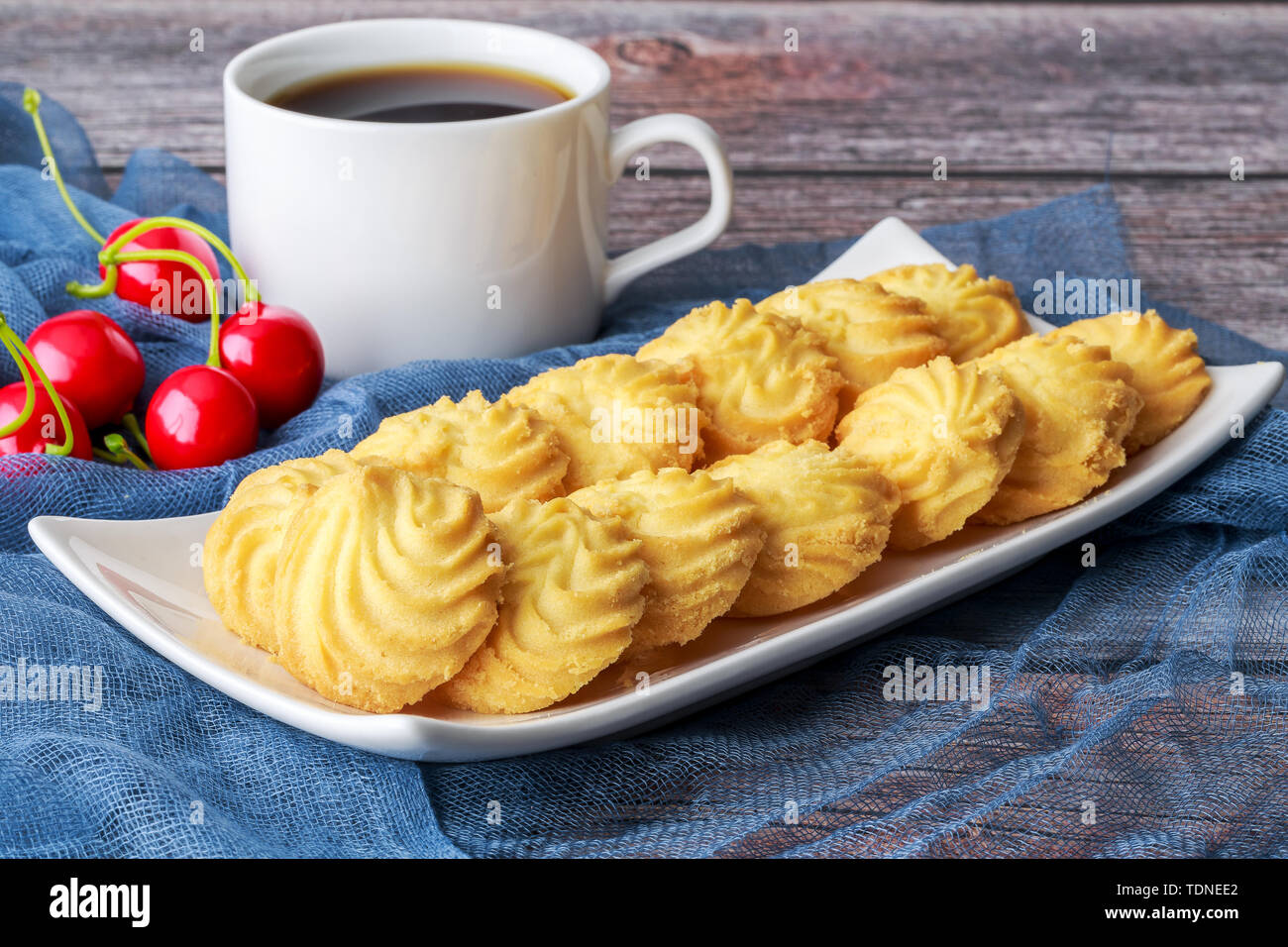 Baked pastry, shed shot close-up Stock Photo - Alamy
