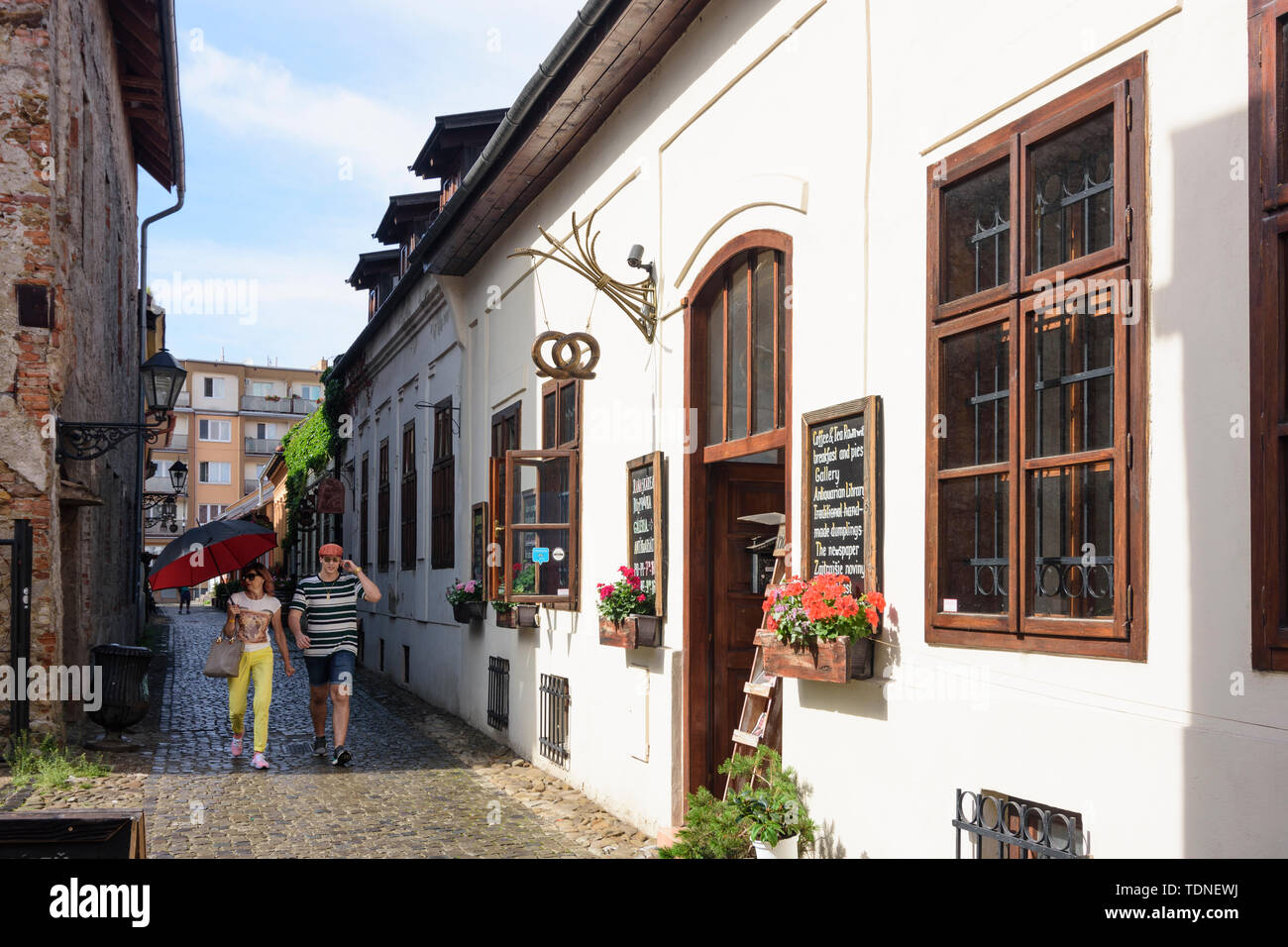 Kosice (Kaschau): Craftsman´s Row street Hrnciarska in , , Slovakia ...