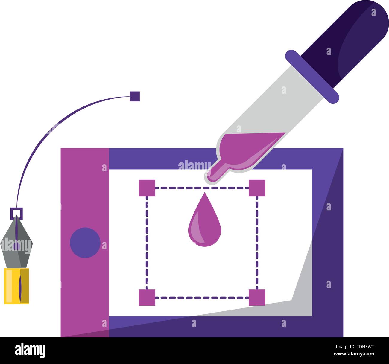 Vectors and graphic design digital tools Stock Vector Image & Art - Alamy
