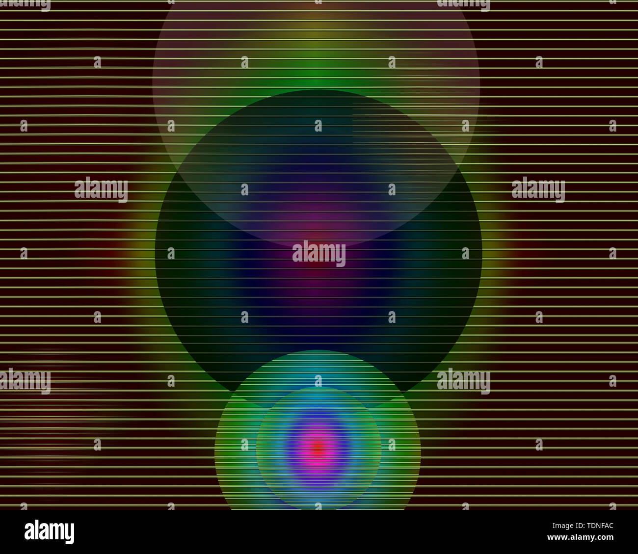 Geometric Abstract. RGB screen interpretation Stock Photo - Alamy