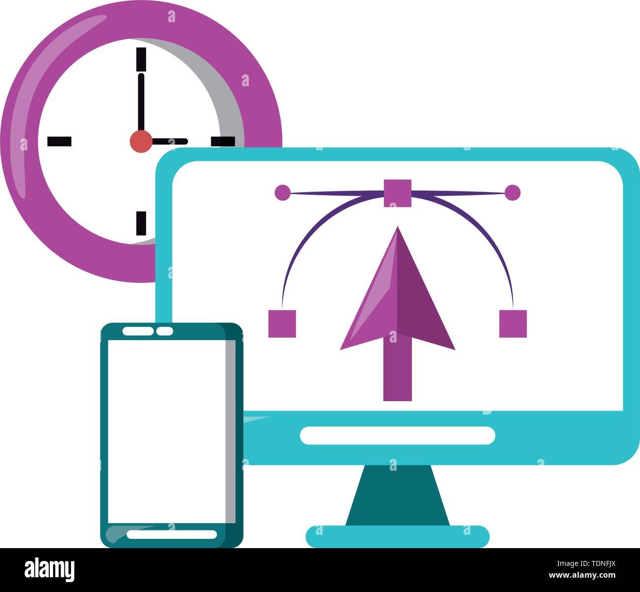 Vectors and graphic design digital tools Stock Vector Image & Art - Alamy