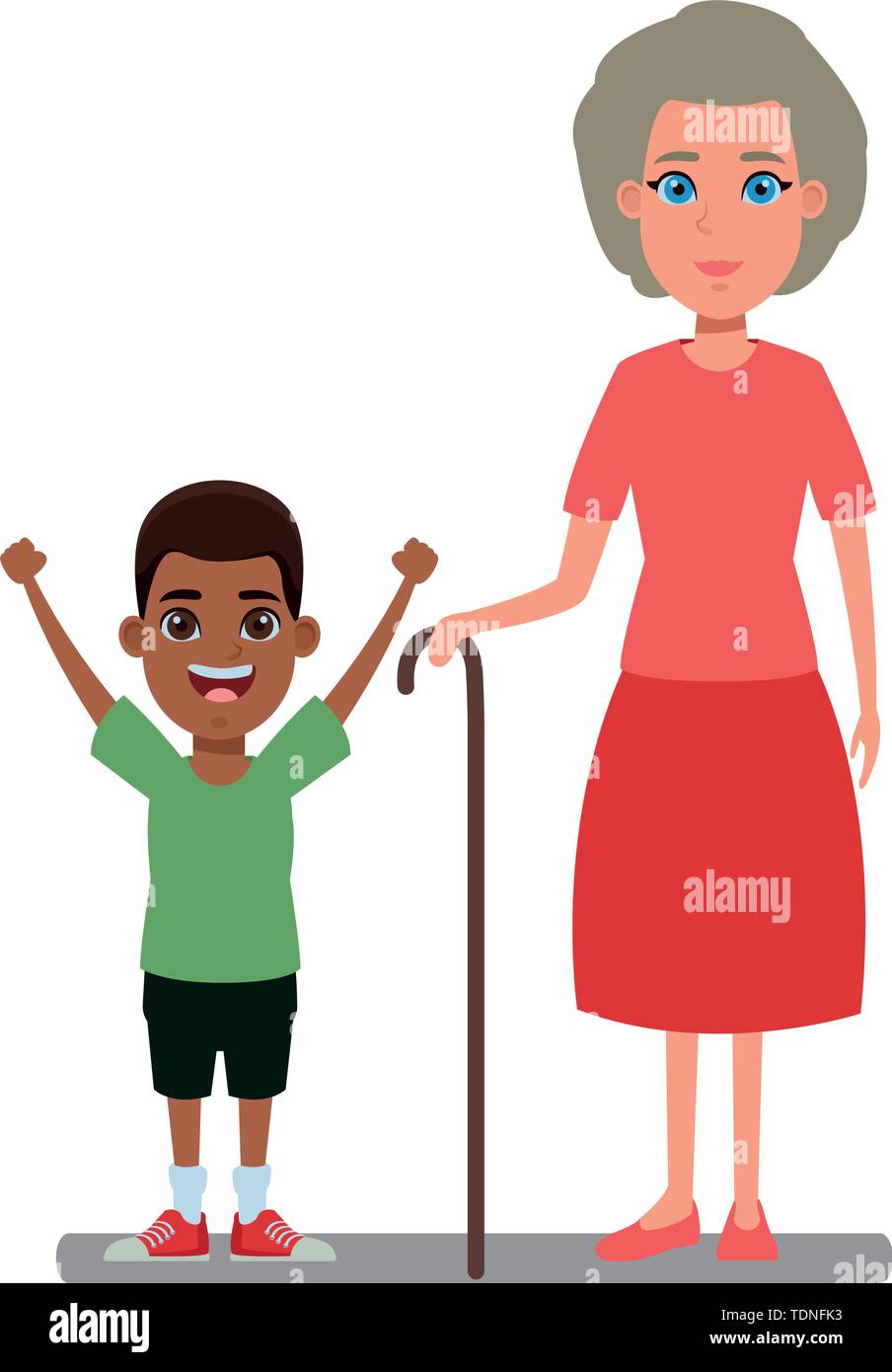 family avatar cartoon character portrait Stock Vector Image & Art - Alamy
