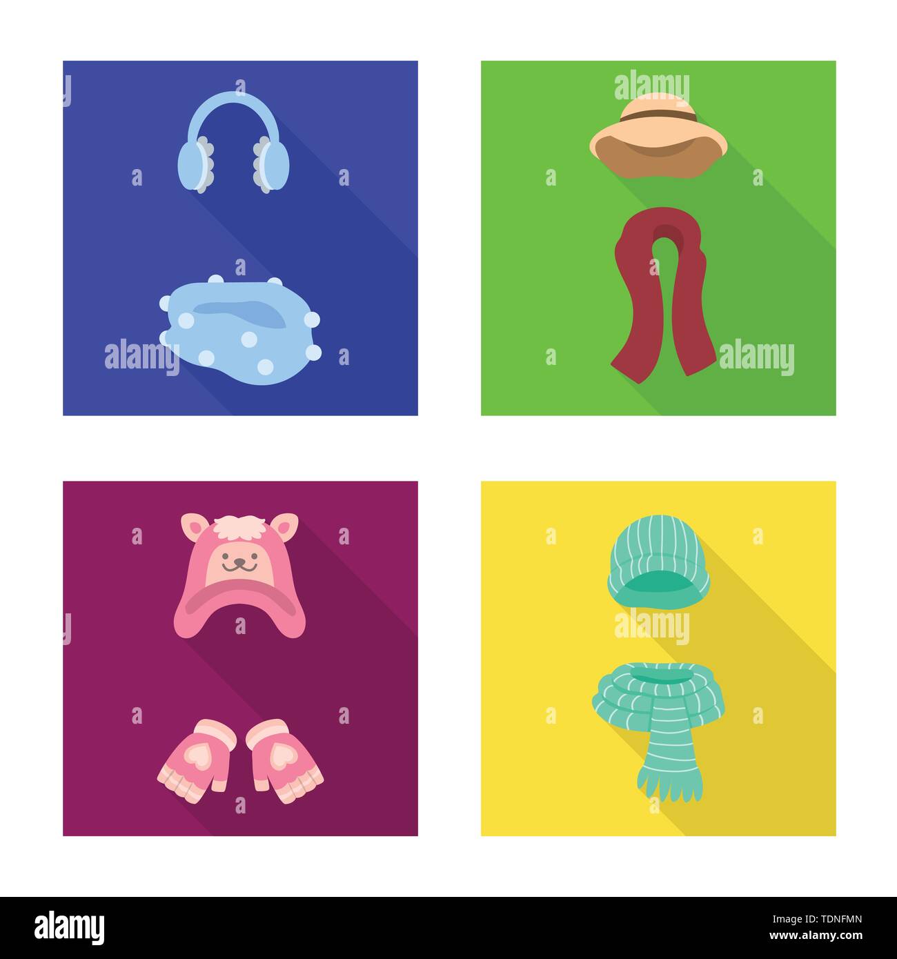 Vector design of shopping and warm sign. Set of shopping and texture ...