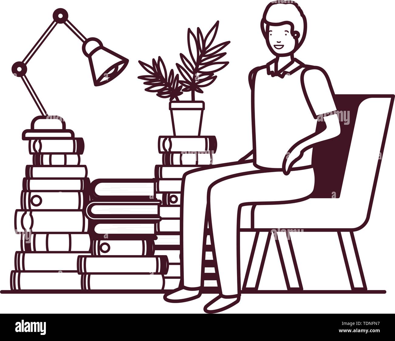 Background image workplace in Cut Out Stock Images & Pictures - Alamy