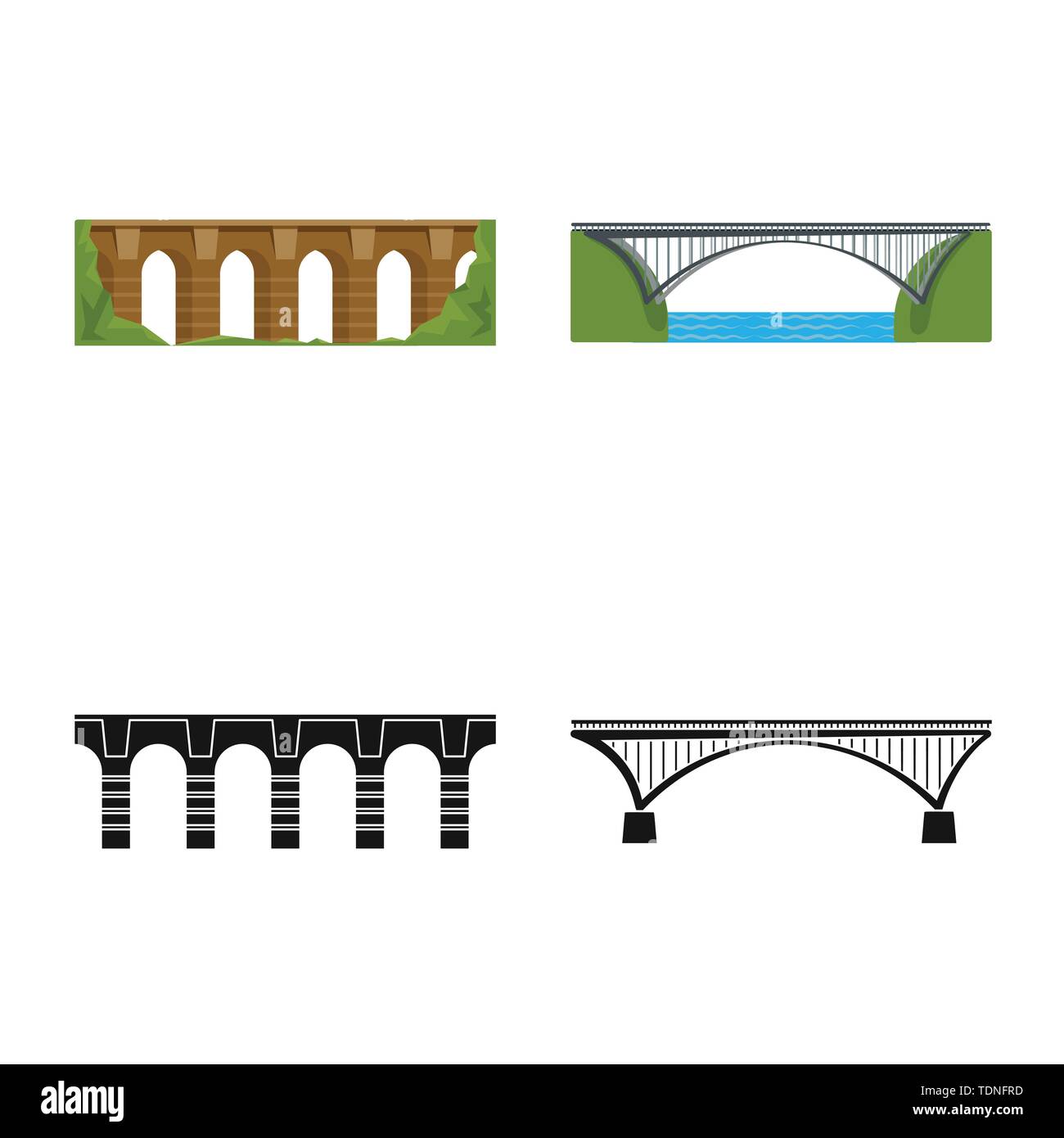 Isolated object of connection and design symbol. Collection of connection and side vector icon ...