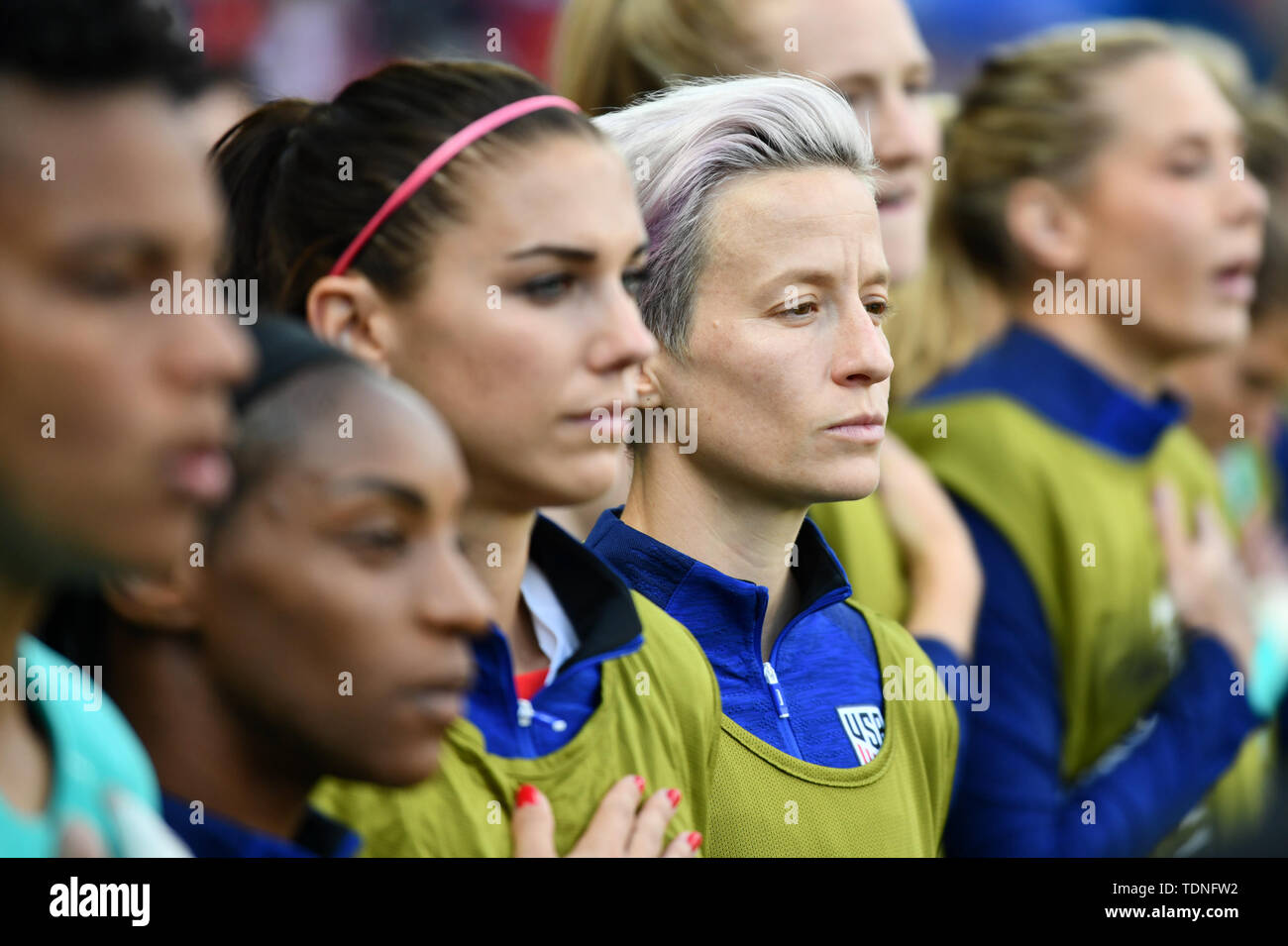 16 June 2019 Paris France Soccer Womens World Cup France 2019 Usa V