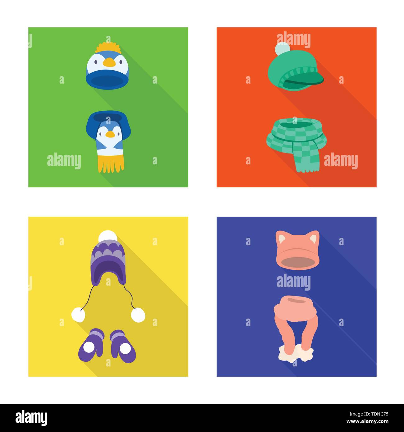 Vector design of shopping and warm symbol. Set of shopping and texture ...