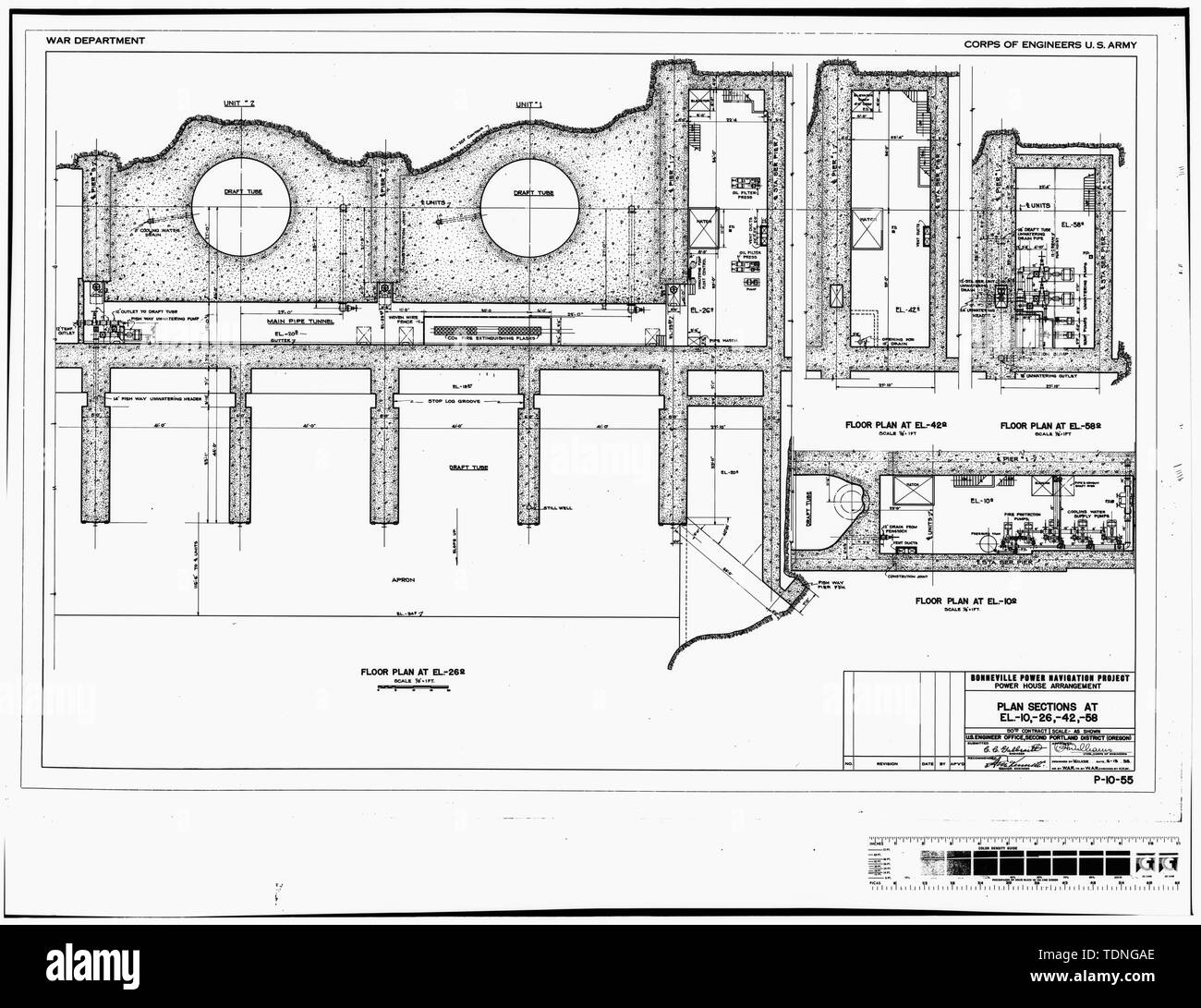 Photocopy of original construction drawing, dated 13 June 1935 ...
