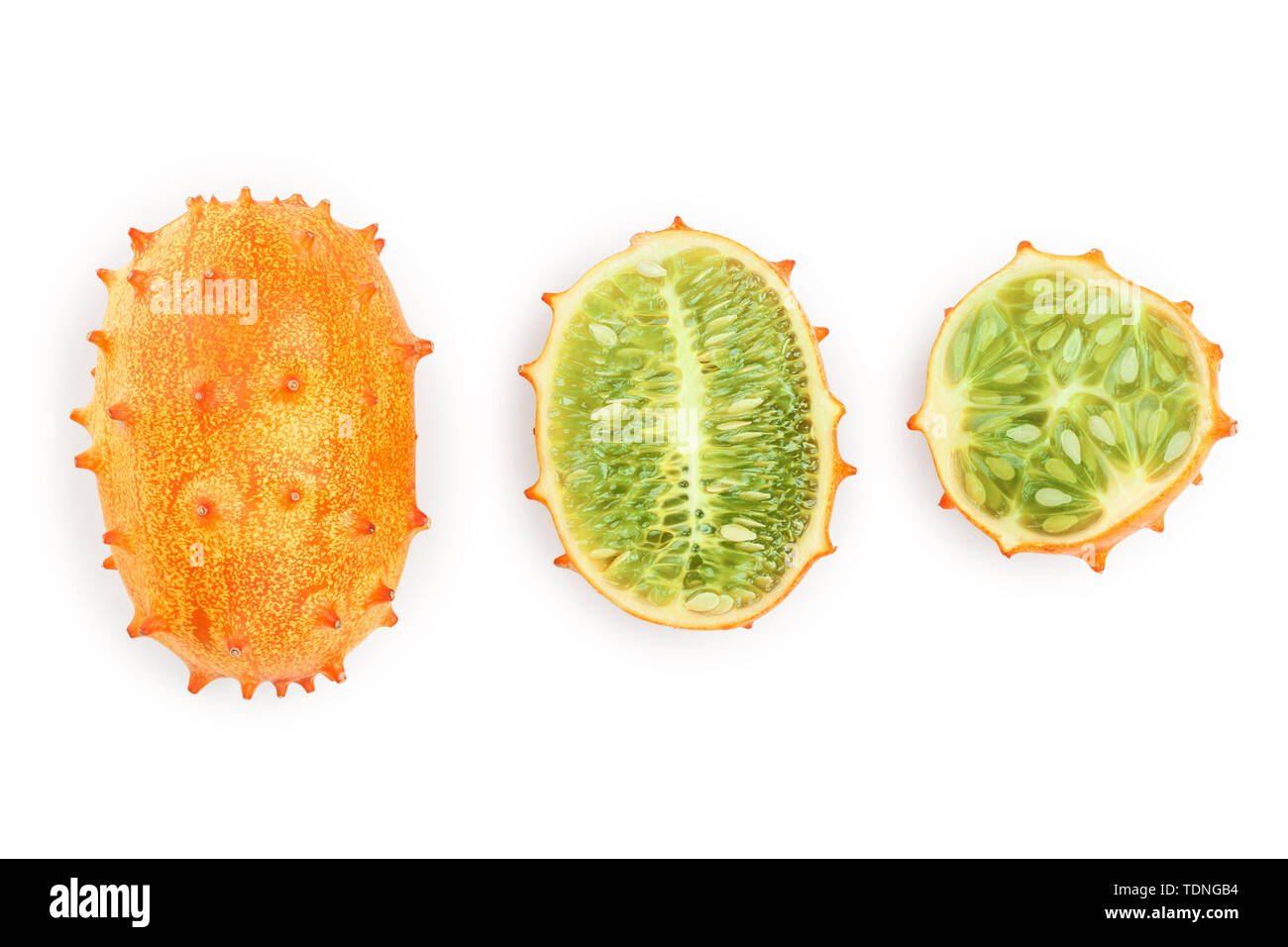 Spiked melon isolated on white hi-res stock photography and images - Alamy