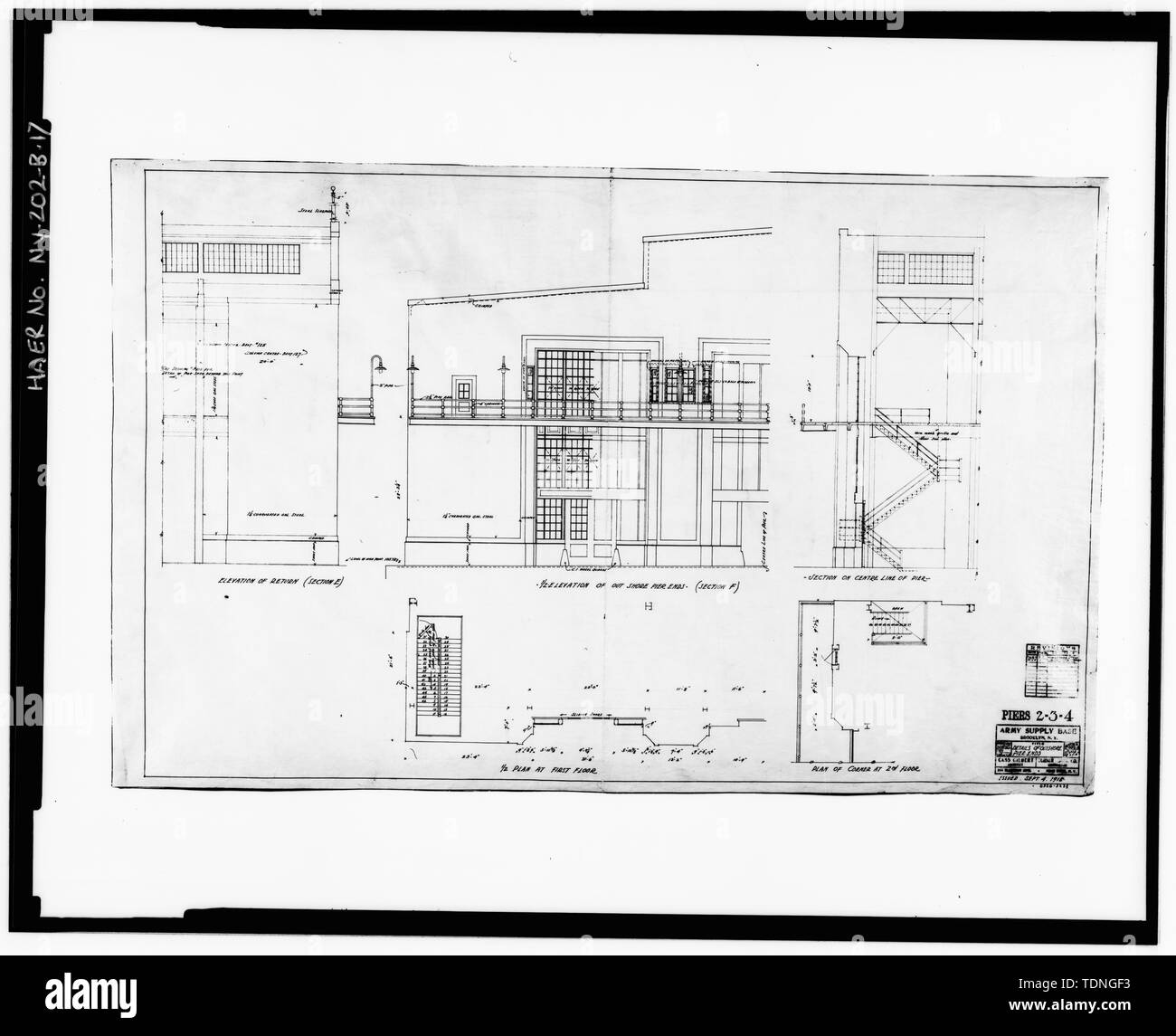 Photocopy of original drawing by Cass Gilbert, 1918 (original in ...