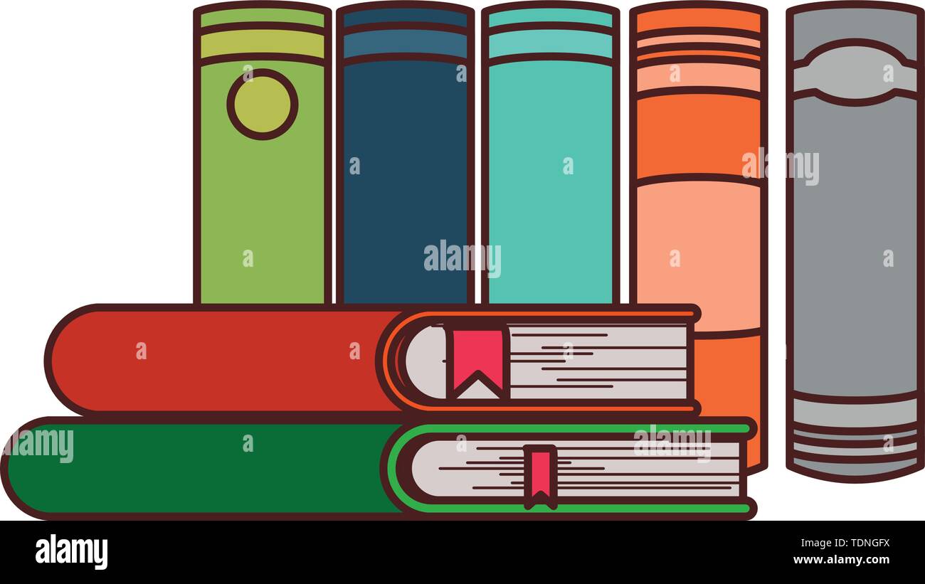Group of books and hand design Stock Vector Image & Art - Alamy
