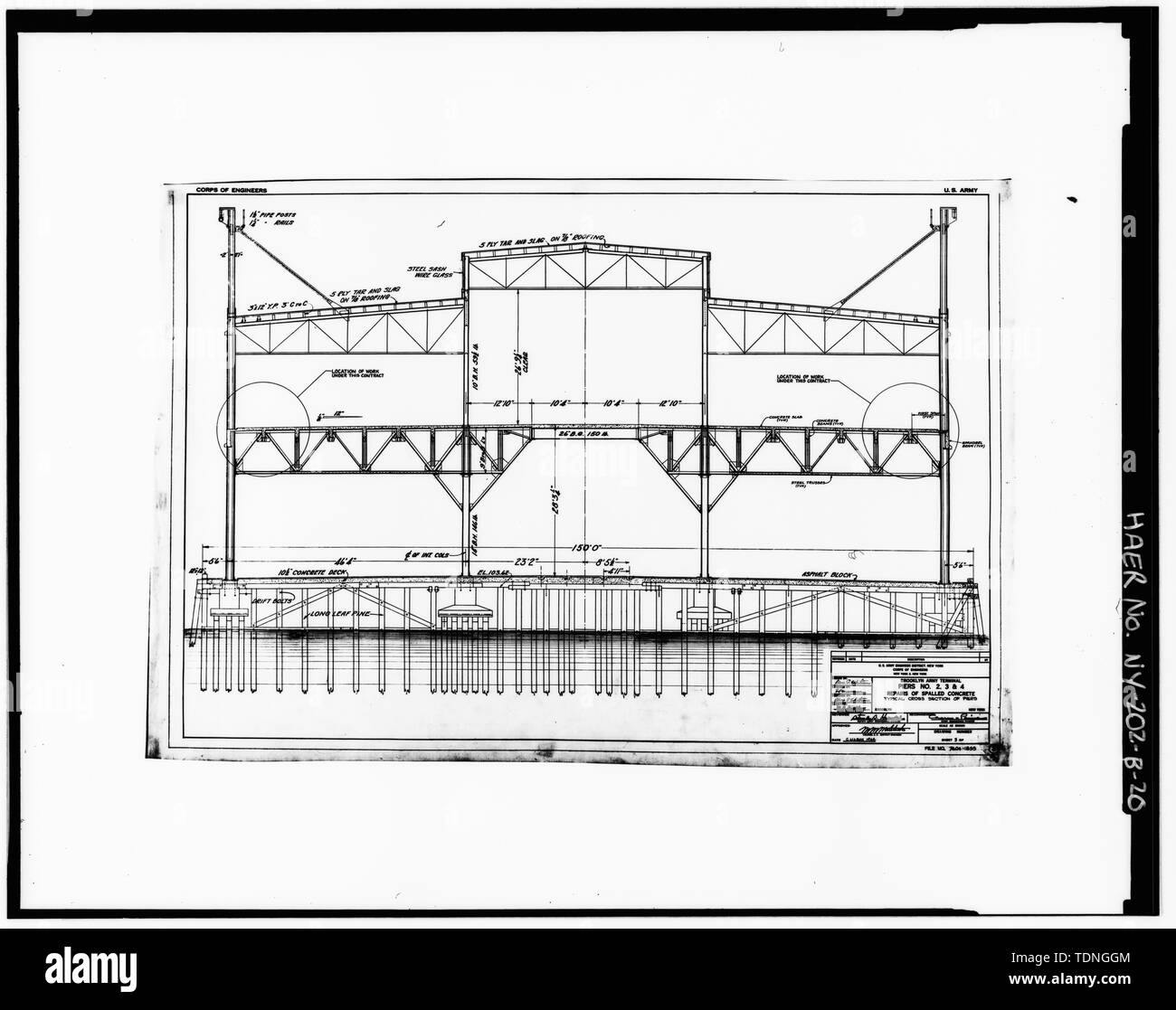 Photocopy of original drawing by US Army Engineer District, Corps of ...