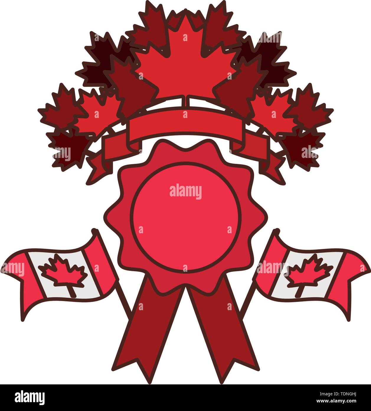 Maple leaf and canada symbol design Stock Vector Image & Art - Alamy