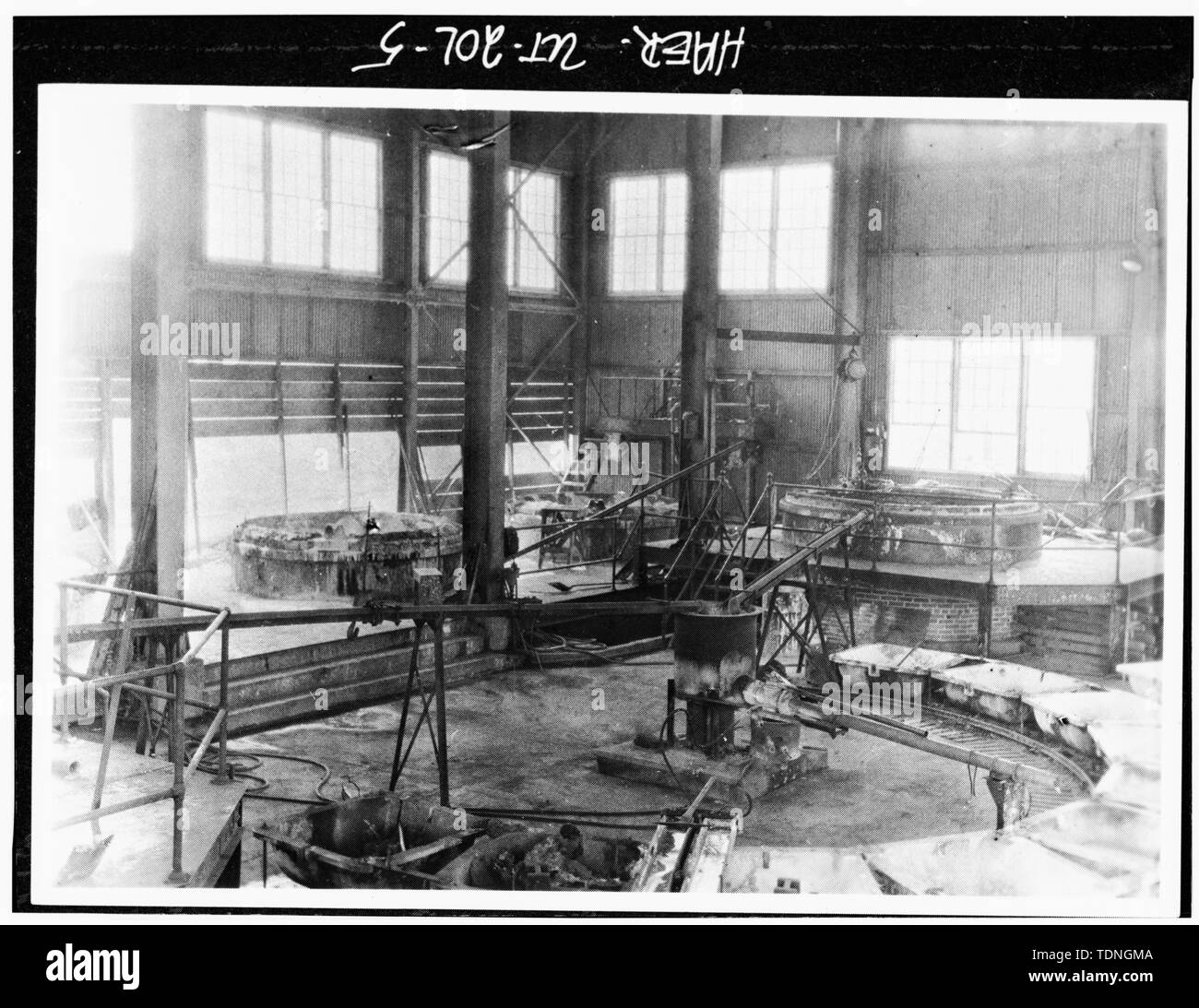 Photocopy of original photograph in Tooele files showing interior of ...