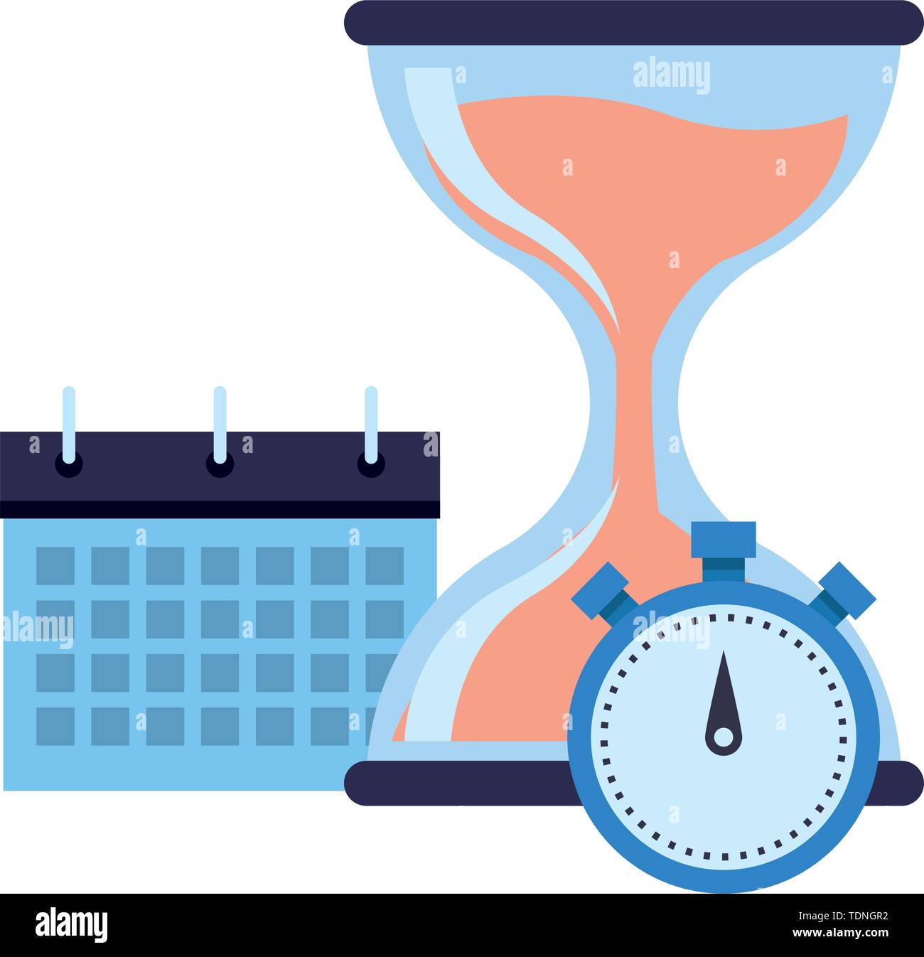 hourglass sand timer icon cartoon Stock Vector Image & Art - Alamy