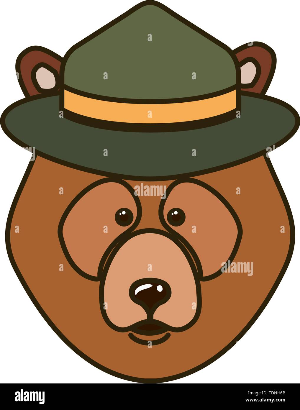 Bear forest animal of canada design Stock Vector Image & Art - Alamy