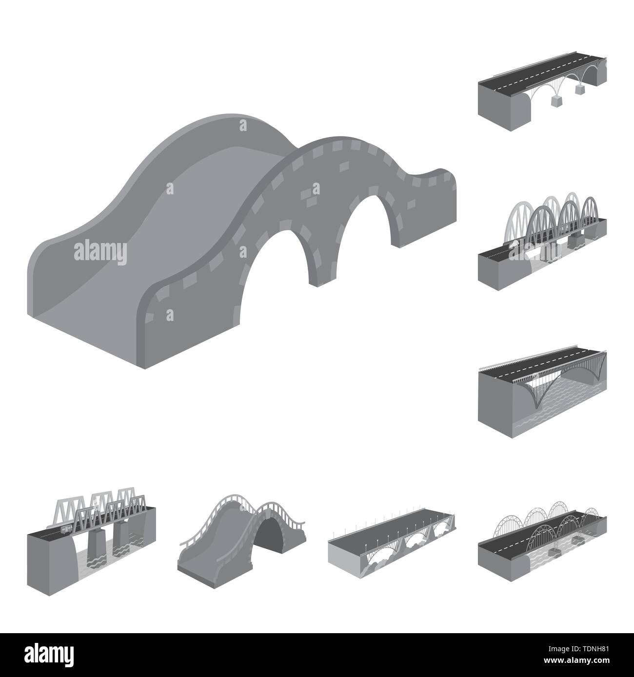 Isolated Object Of Connection And Crossing Sign Set Of Connection And Design Stock Symbol For