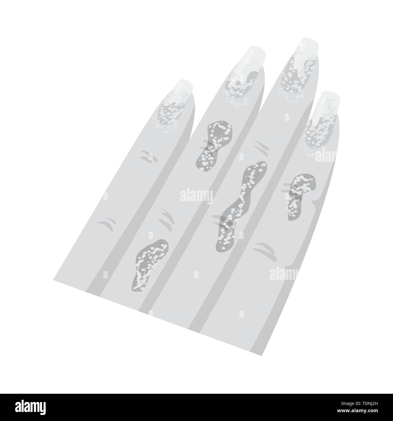 Isolated Object Of Psoriasis And Body Symbol Set Of Psoriasis And