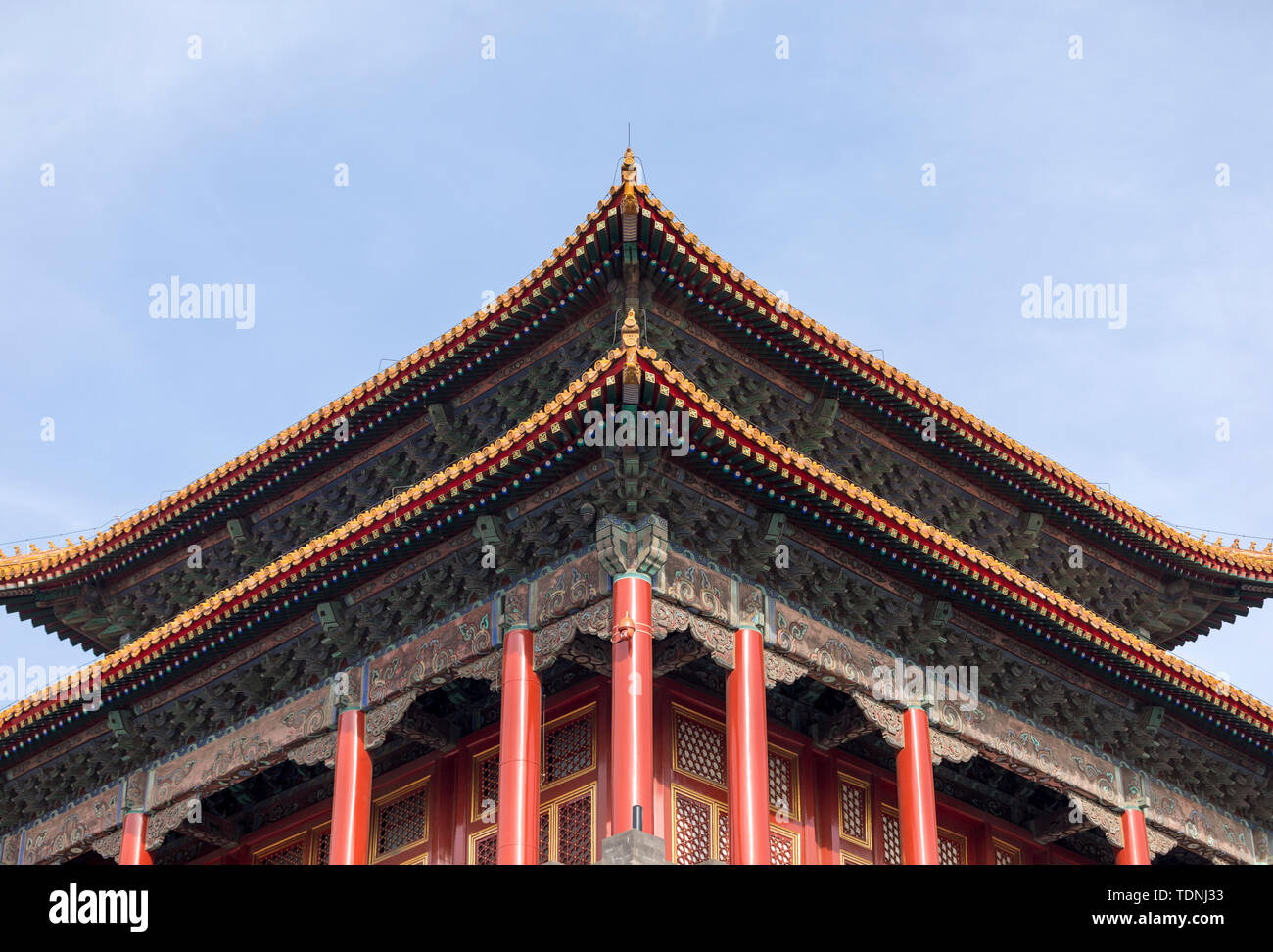 Forbidden City Museum Architecture Texture Stock Photo - Alamy