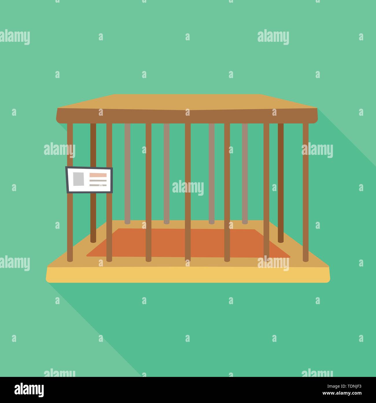 Vector illustration of cell and empty sign. Collection of cell and ...