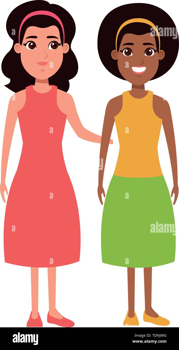 women avatar cartoon character portrait Stock Vector Image & Art - Alamy