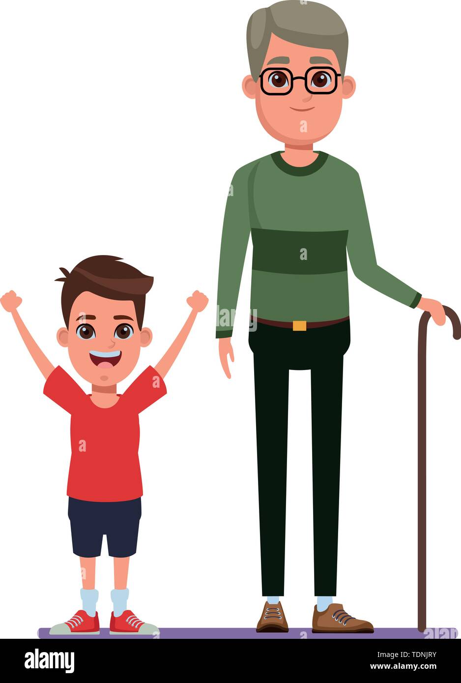 family avatar cartoon character portrait Stock Vector Image & Art - Alamy